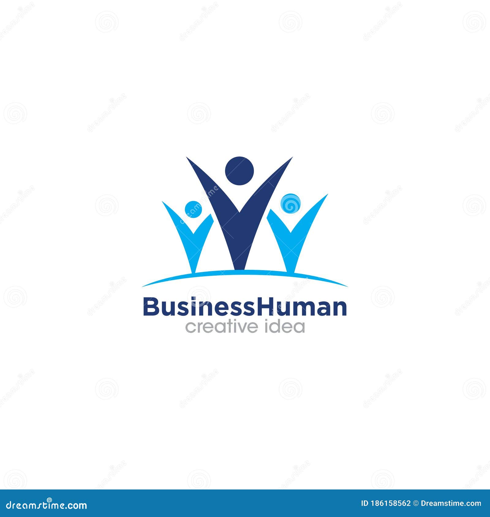 Creative Business People Logo Design Template Stock Vector ...