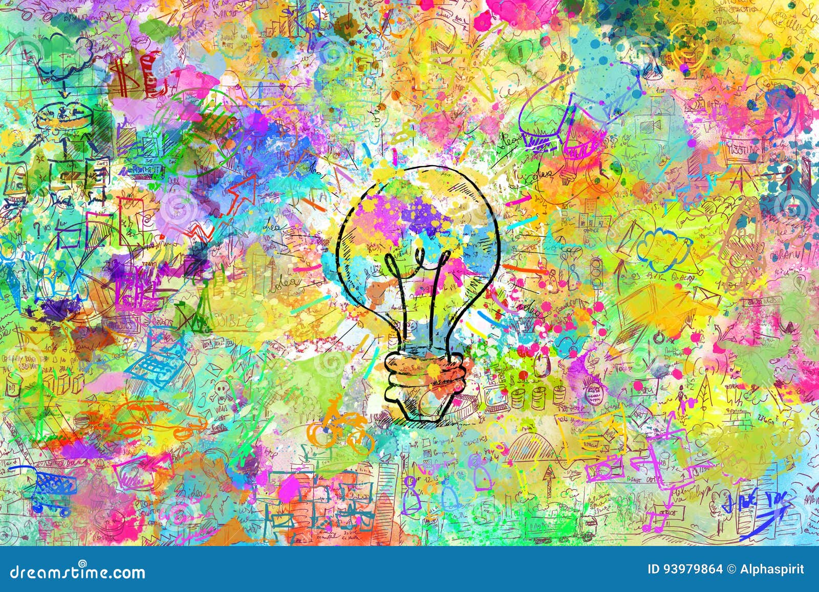 Creative business project stock photo. Image of concept - 93979864