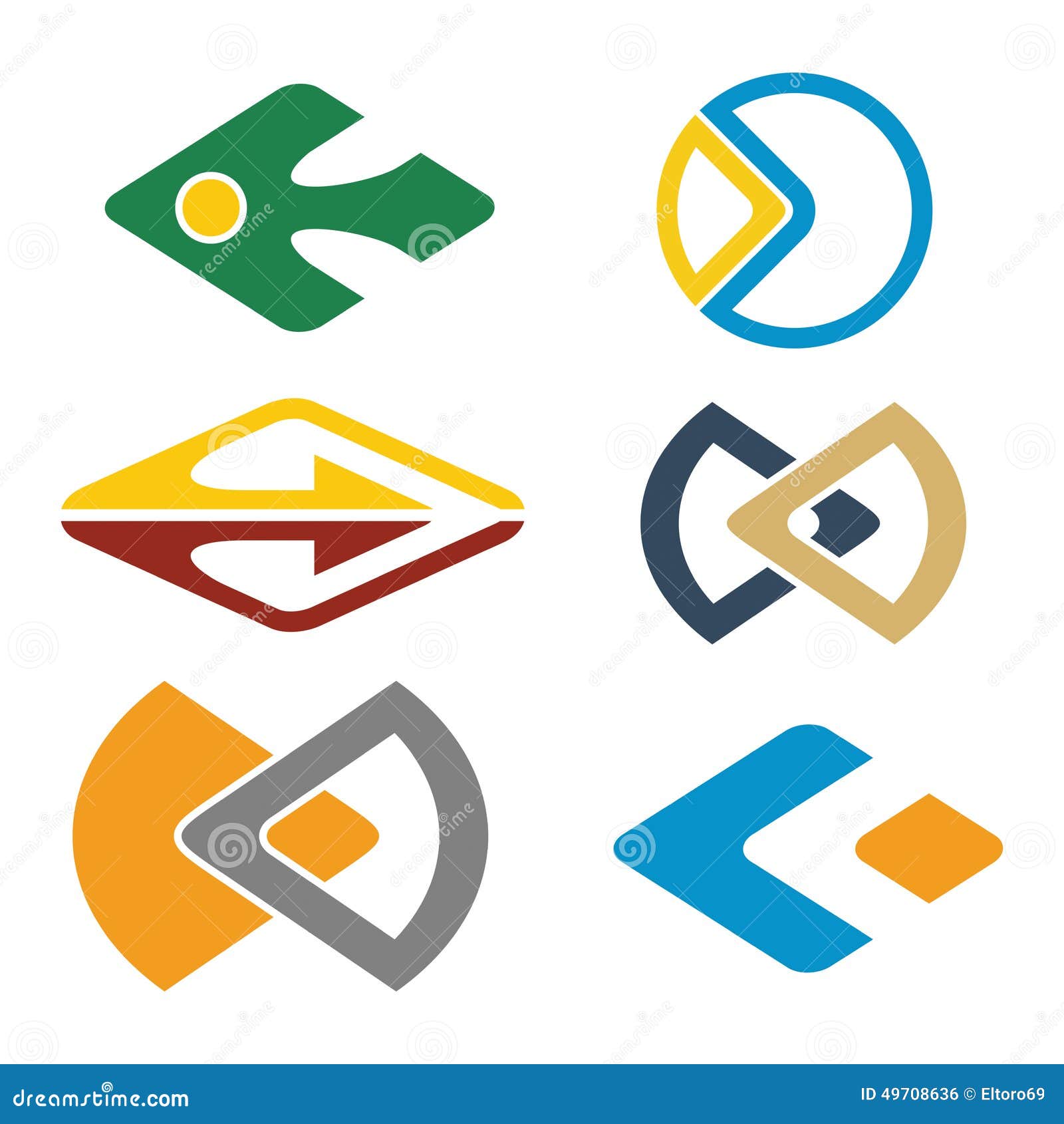 Creative Business Sign Collectiont Stock Vector - Illustration of mark ...