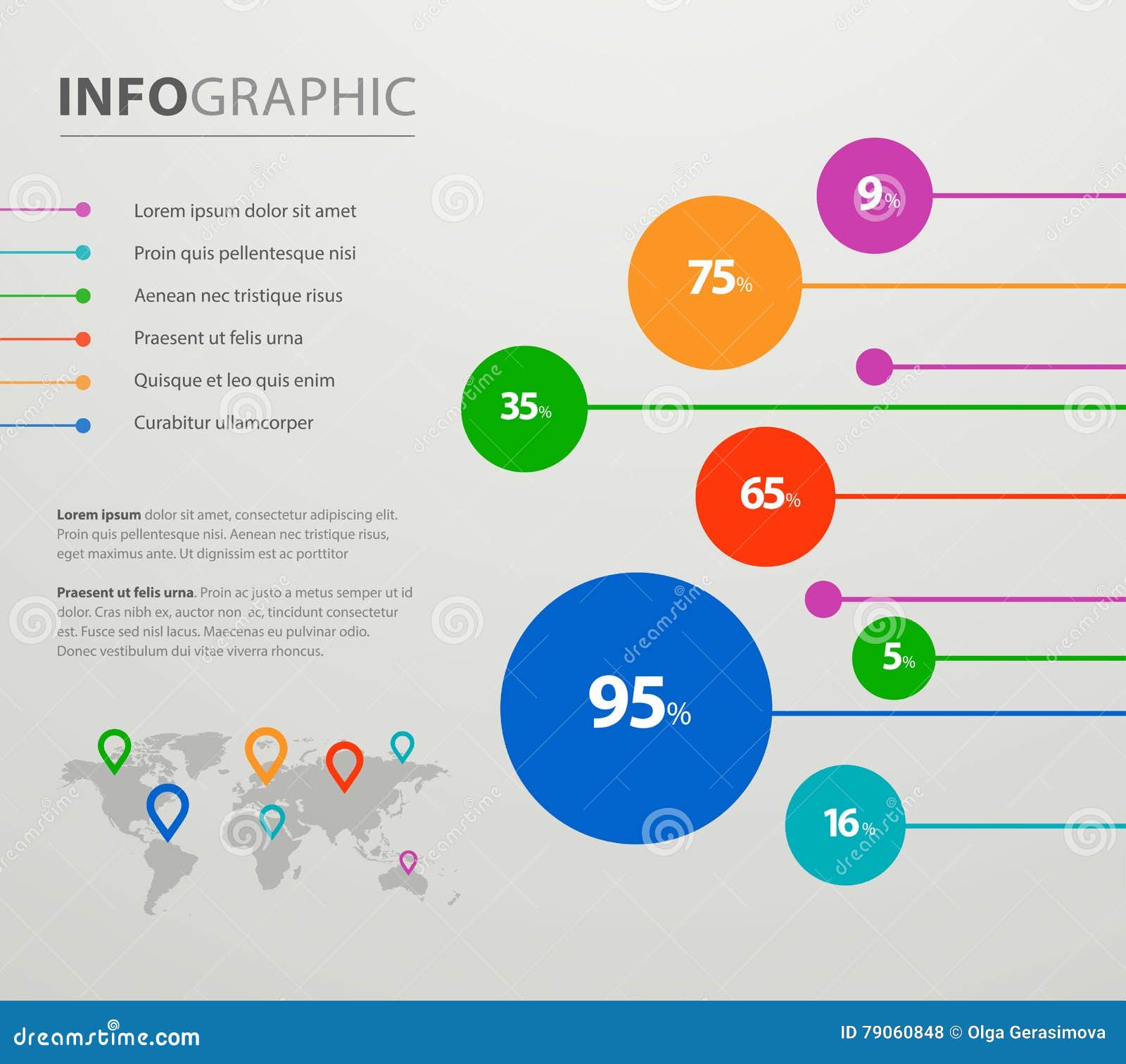 Creative Business Success Chart and Graph. Vector Illustration ...
