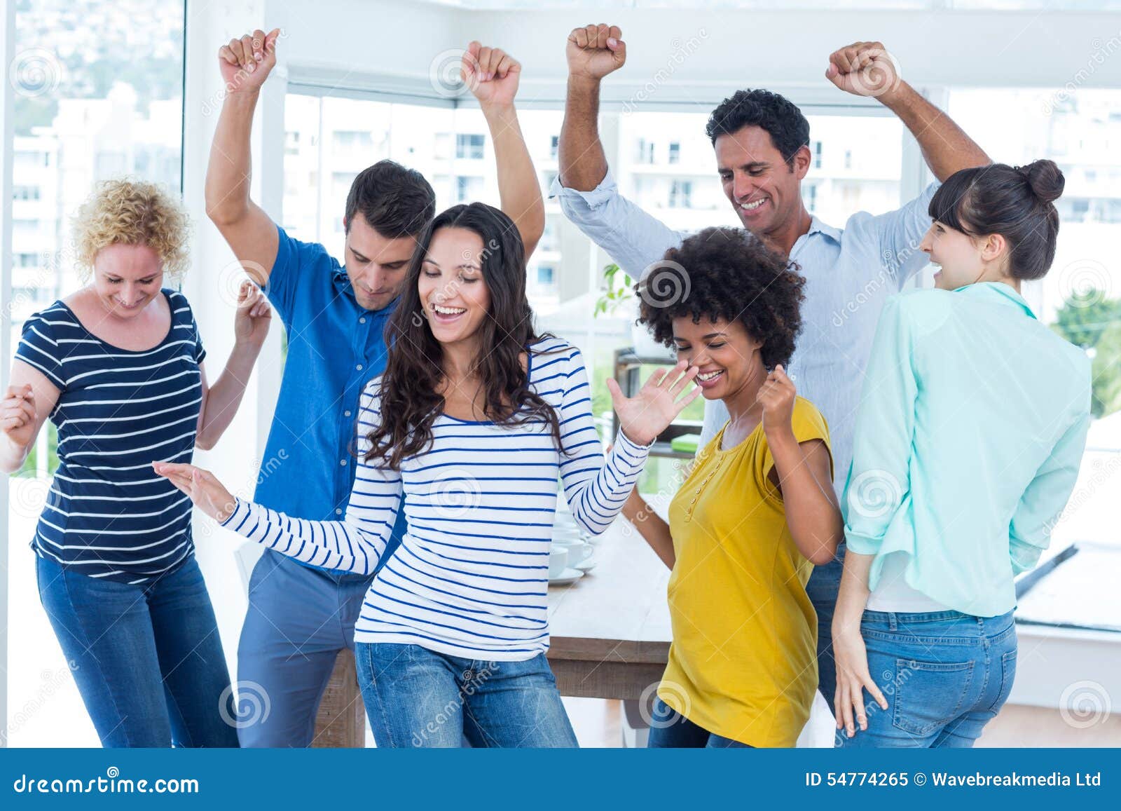 Creative Business Team Having Fun Stock Image - Image of distraction ...