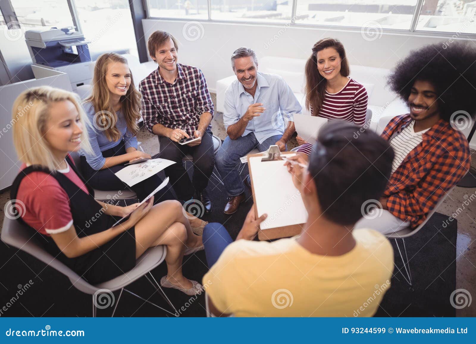 Creative Business Team Planning in Office Stock Image - Image of mature ...