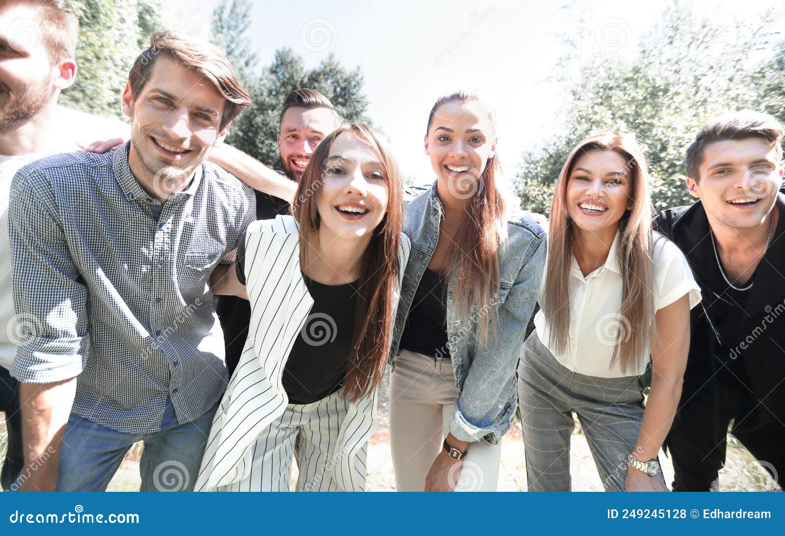 Creative Business Team Standing Together Stock Photo - Image of hobby ...