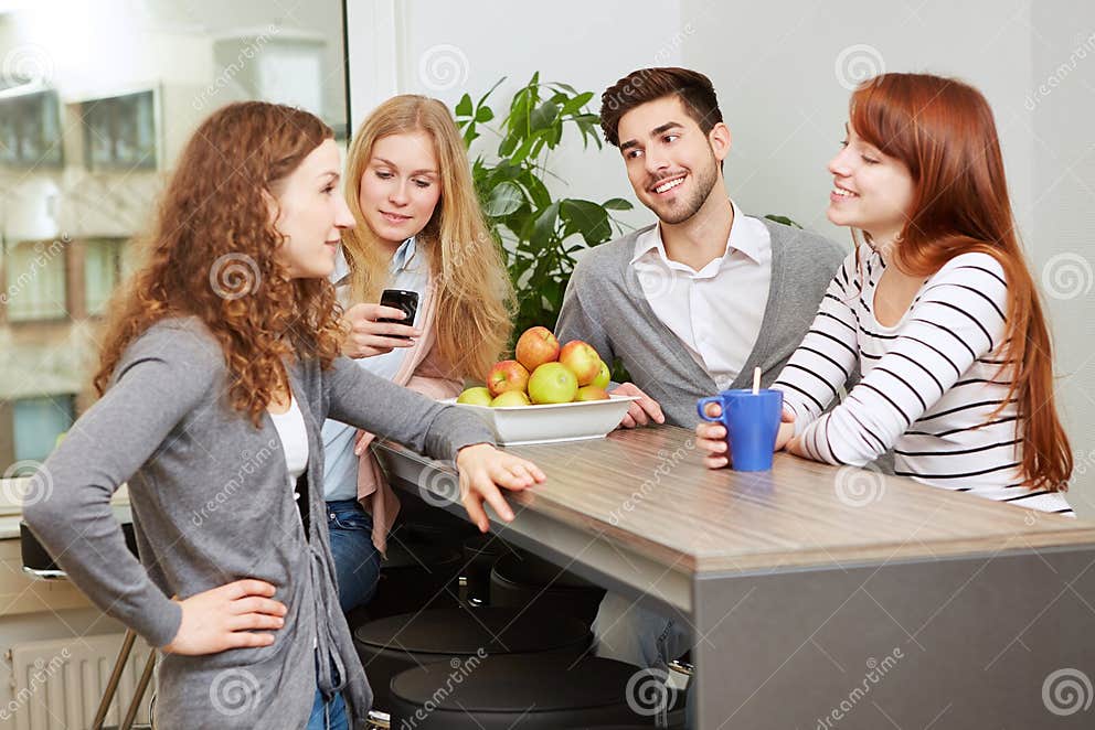 Creative Business Team Taking Break Stock Image - Image of point ...