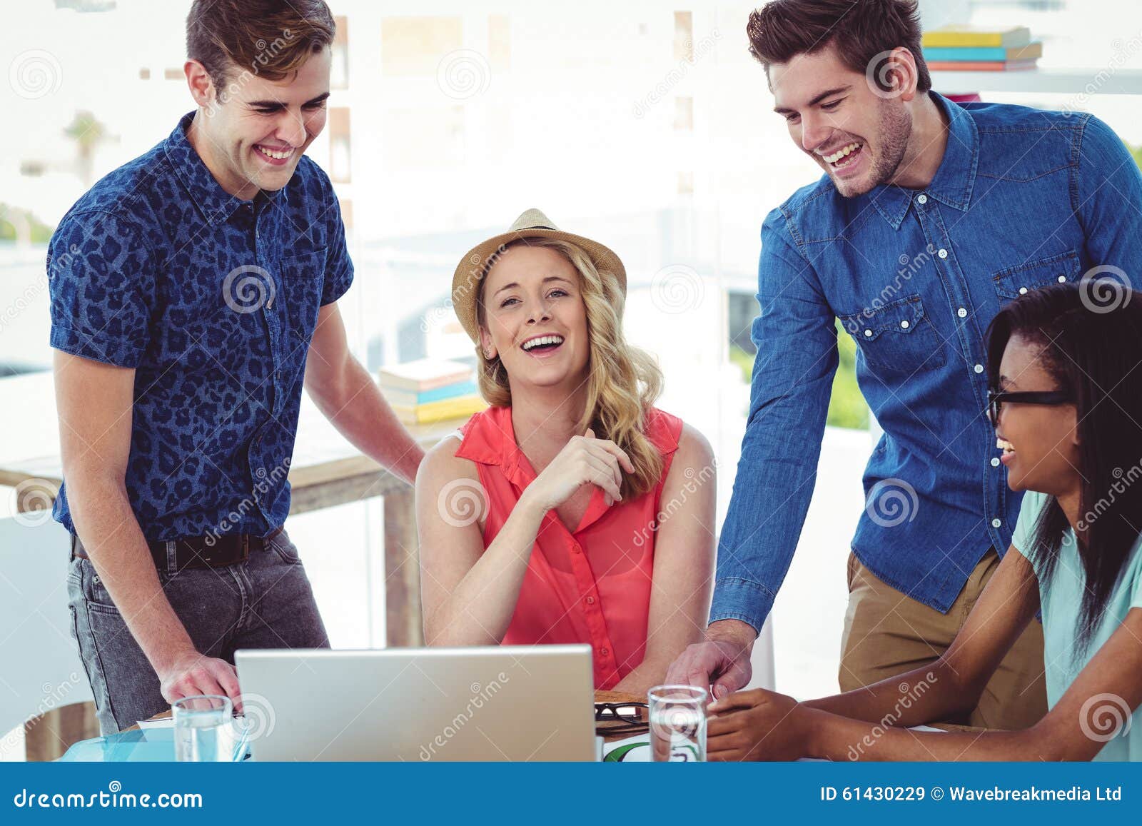 Creative Business Team Working Hard Together Stock Image - Image of ...