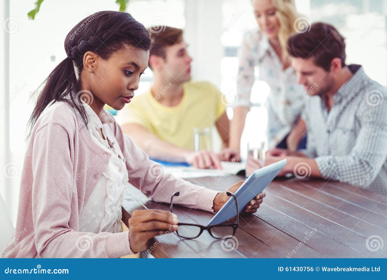 Creative Business Team Working Hard Together Stock Photo - Image of ...
