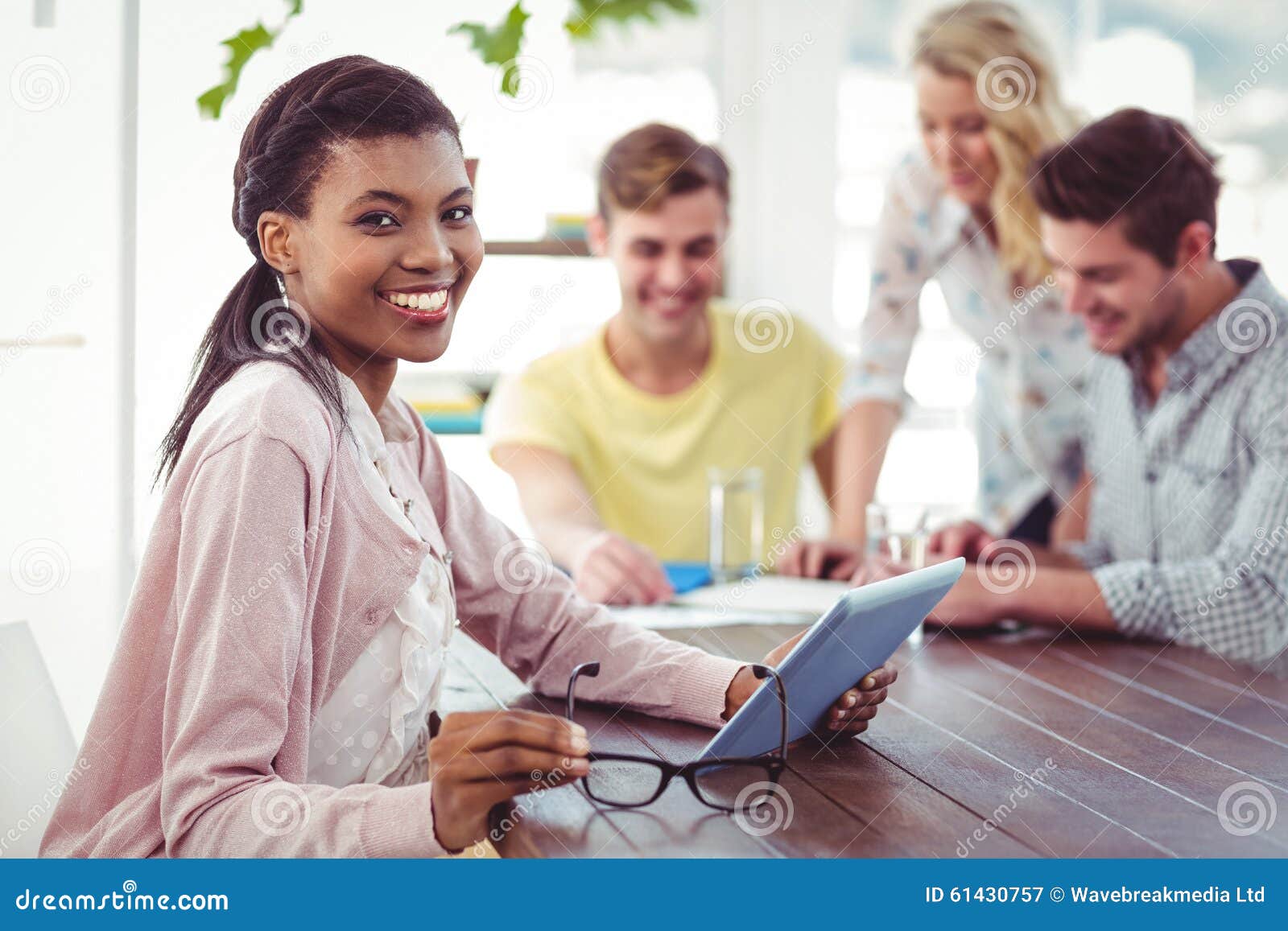 Creative Business Team Working Hard Together Stock Image - Image of ...