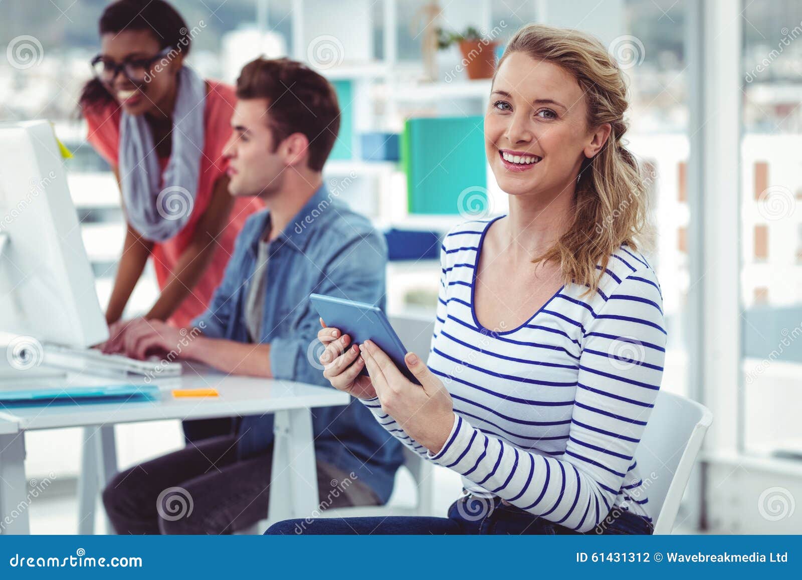 Creative Business Team Working Hard Together Stock Photo - Image of ...