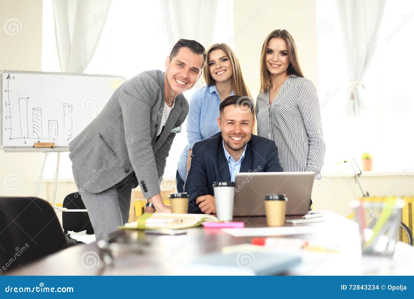 Creative Business Team Working Hard Together Stock Photo - Image of ...