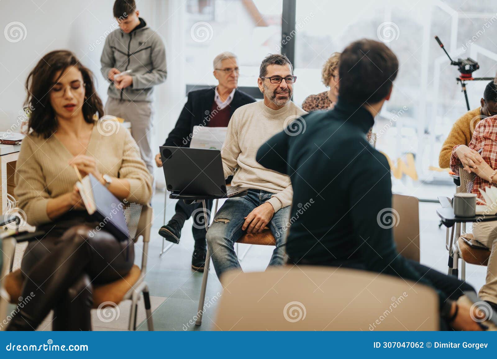 A Creative Business Workshop with a Diverse Group of Professionals ...