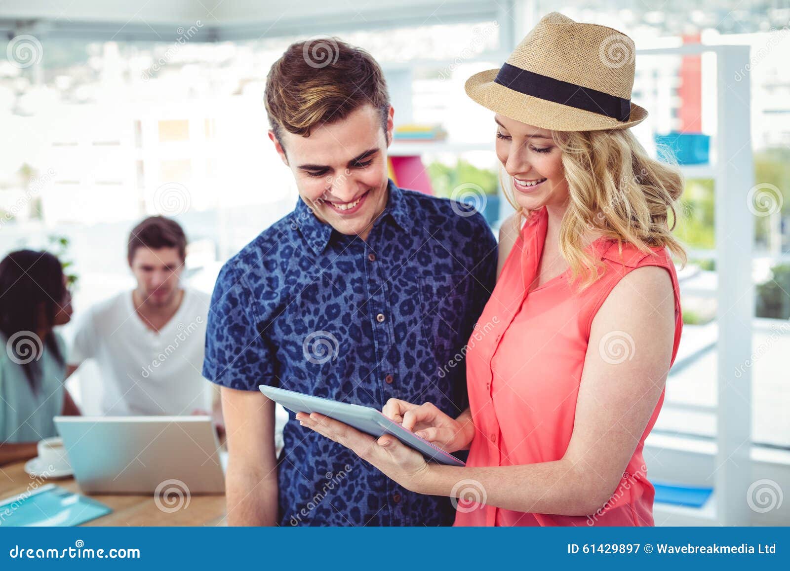 Creative Businessteam Working Hard Together Stock Image - Image of ...