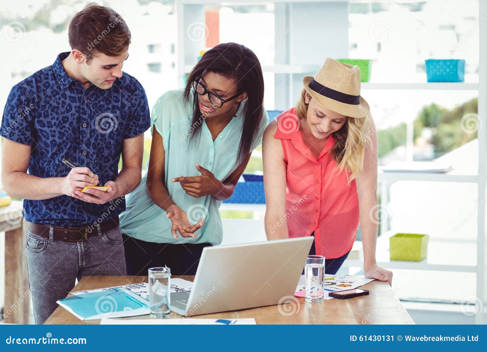 Creative Businessteam Working Hard Together Stock Image - Image of male ...