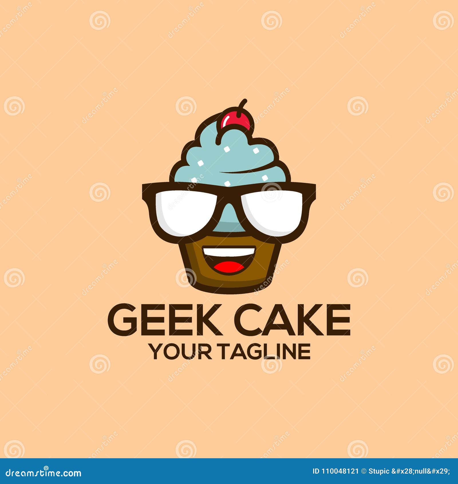 Creative Cake Logo Vector Art Logo Stock Vector - Illustration of ...