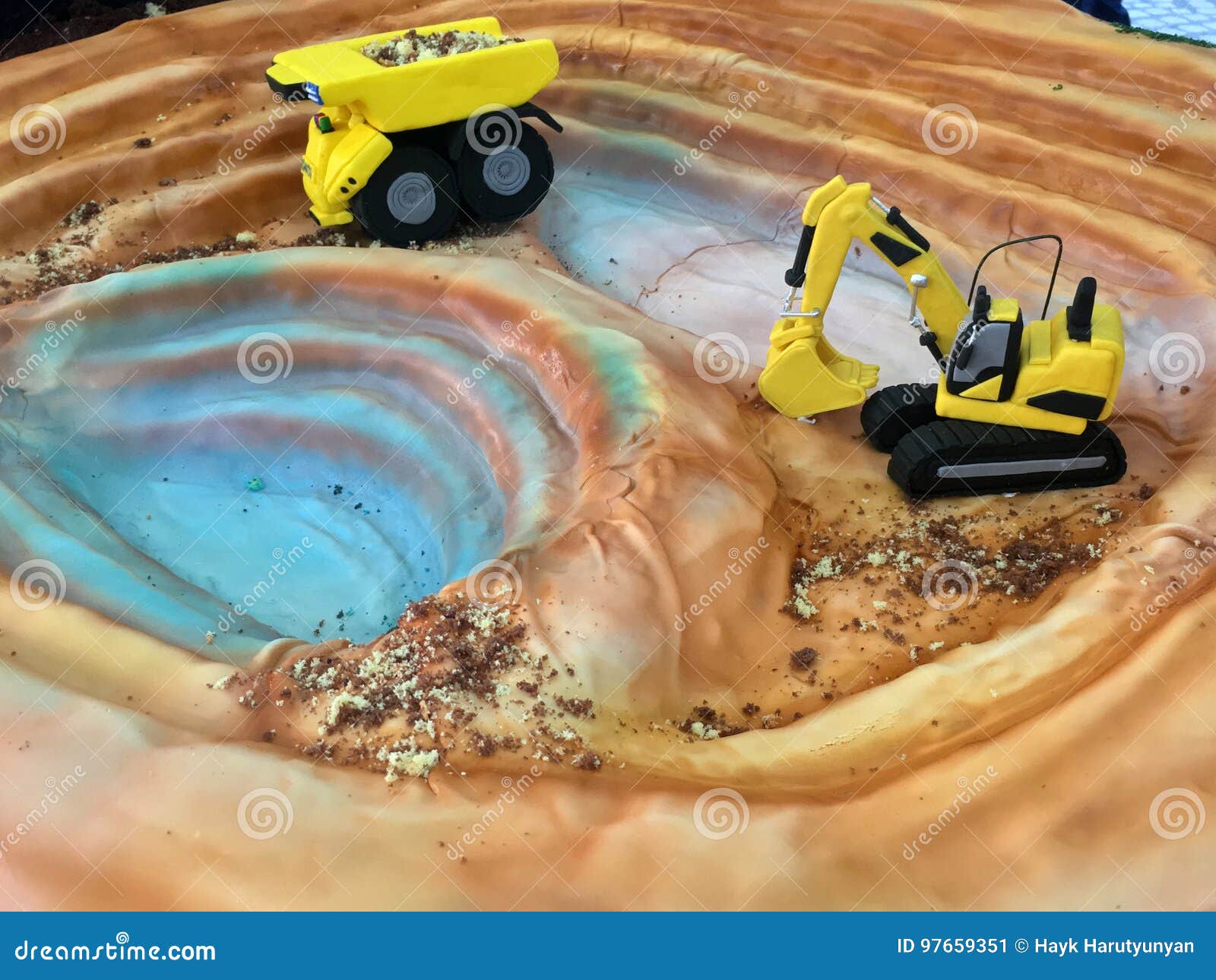Creative Cake for Mining Company Stock Image - Image of party, armenian ...
