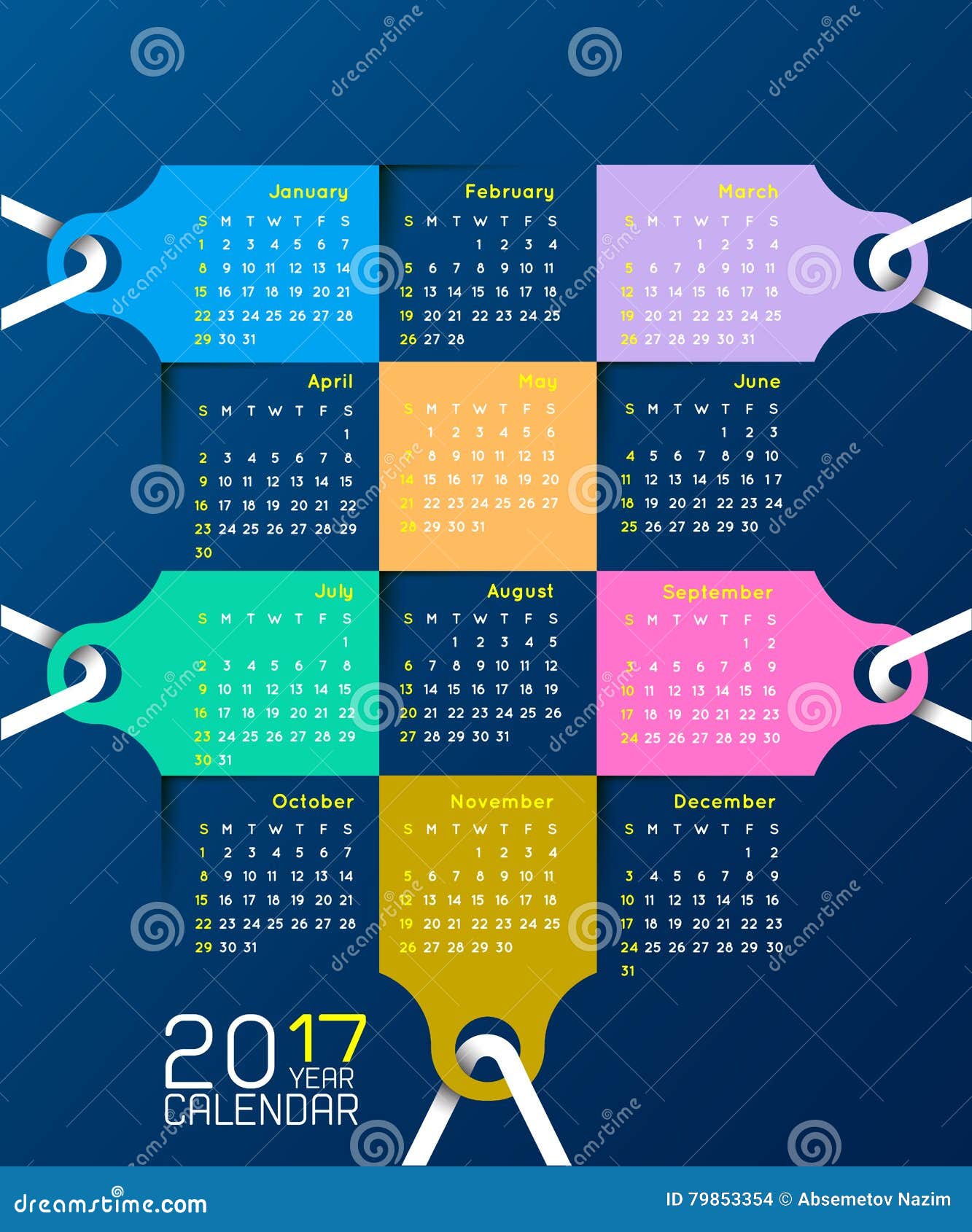 Creative Calendar 2021 Template Gold Background Concept, July Month ...