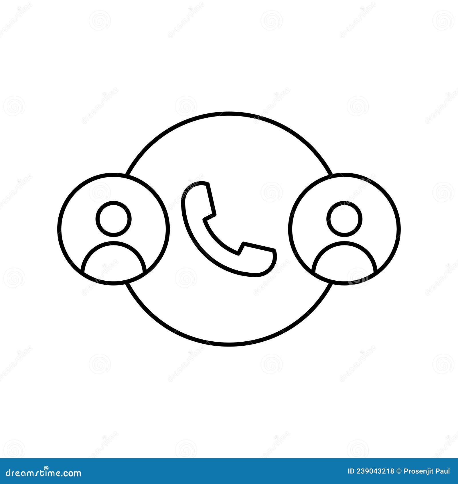 Creative call icon vector stock vector. Illustration of contact - 239043218