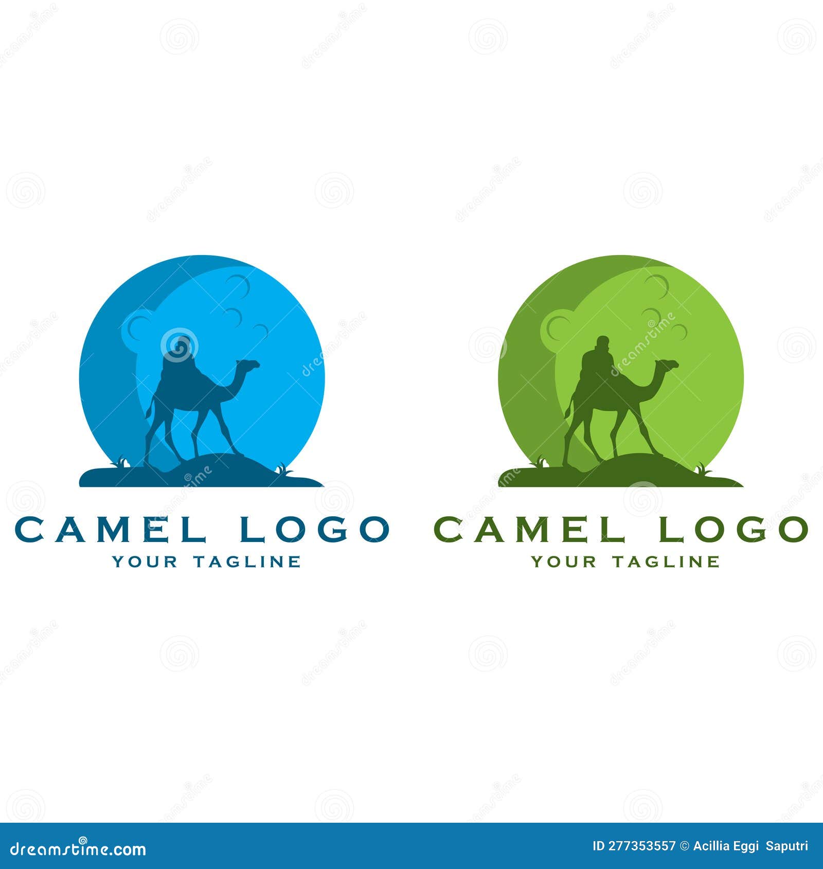 Camel Logo with Slogan Template Stock Vector - Illustration of sign ...