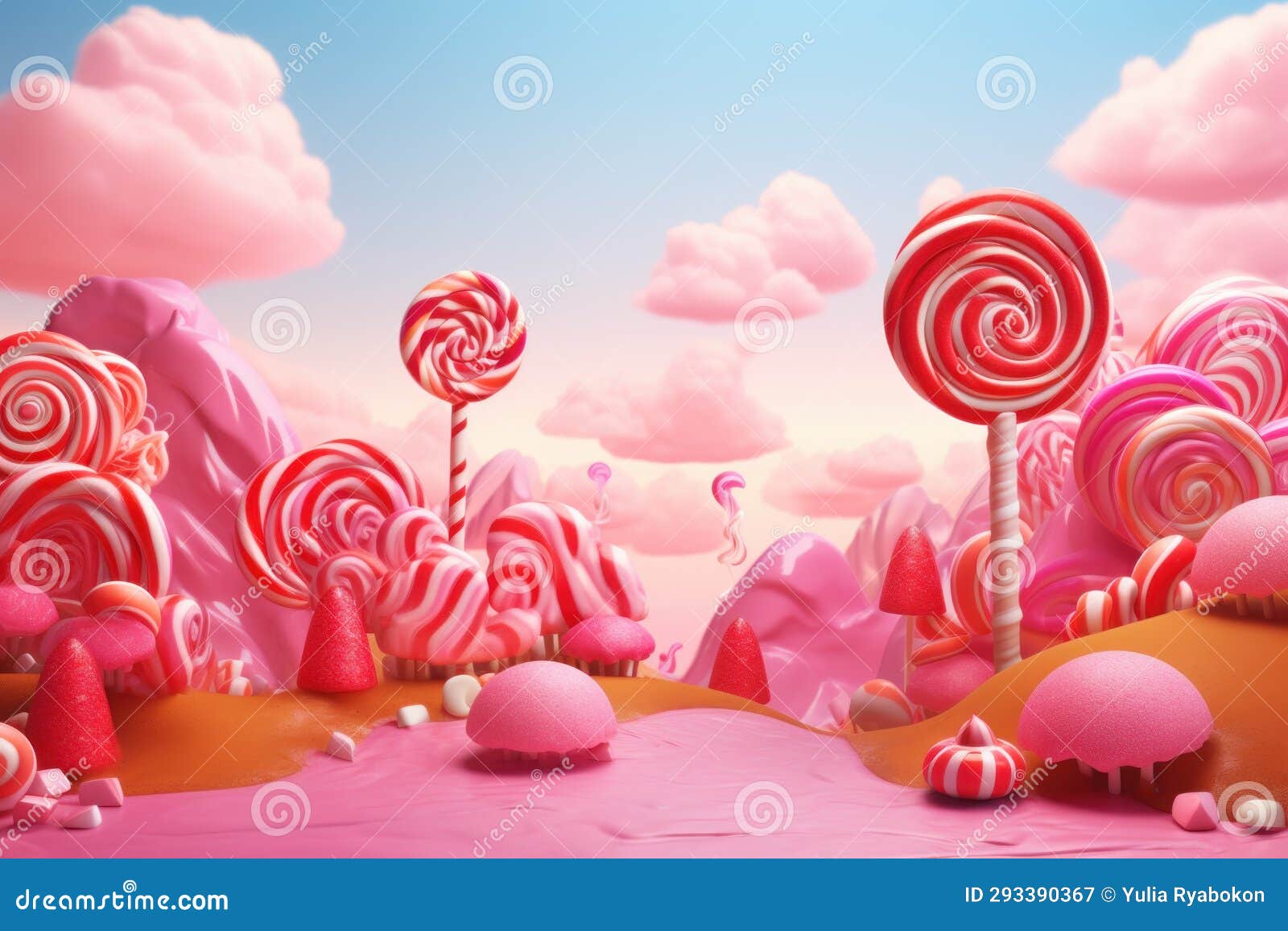 Candy Mockup Isolated On White Background. Vector 3d Realistic. Wrapper ...