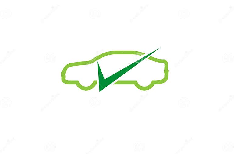 Creative Car Check Logo Design Symbol Vector Illustration Stock Vector ...