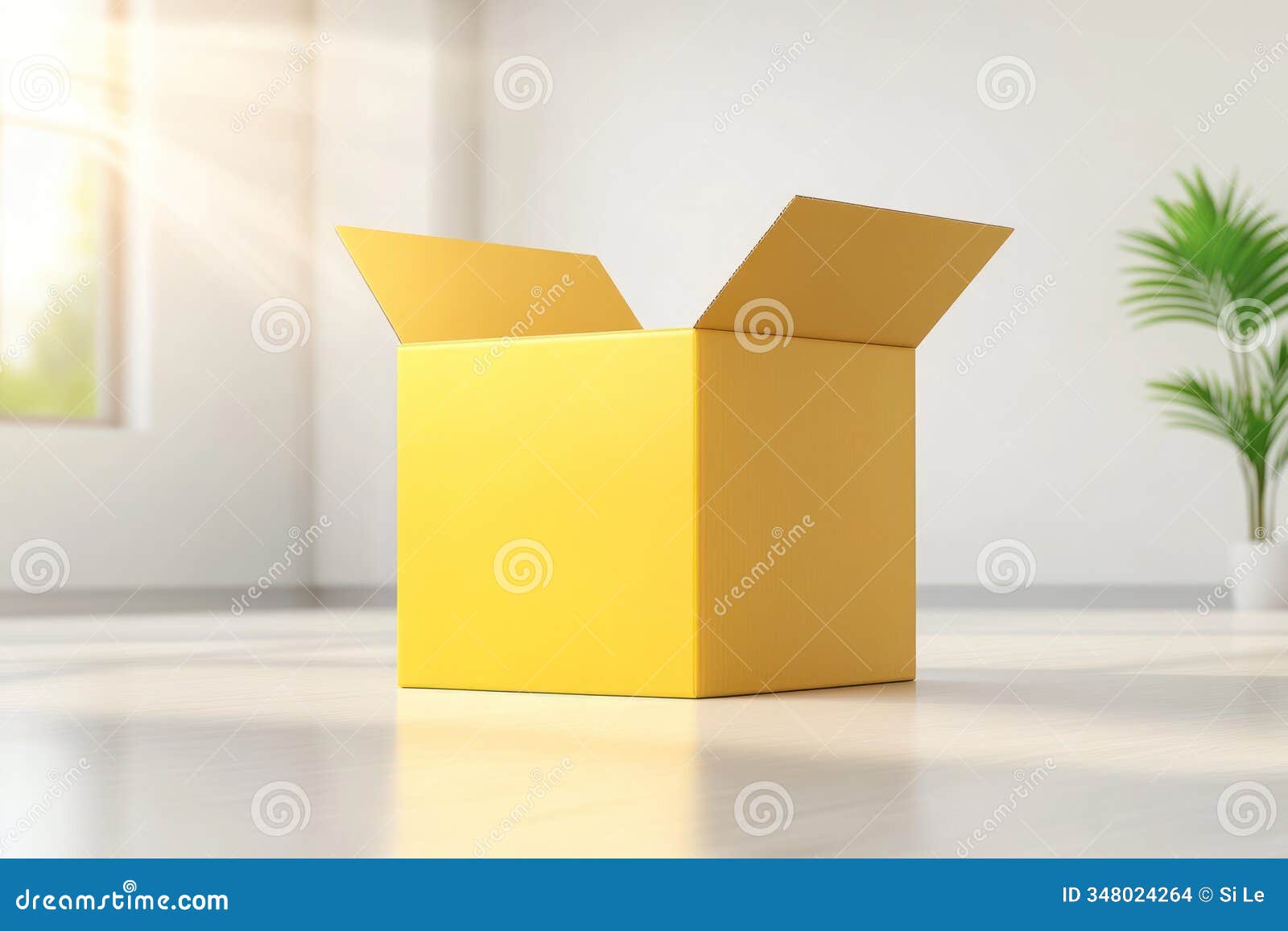 Creative Cardboard Box Mockup Design for Packaging and Branding Stock ...