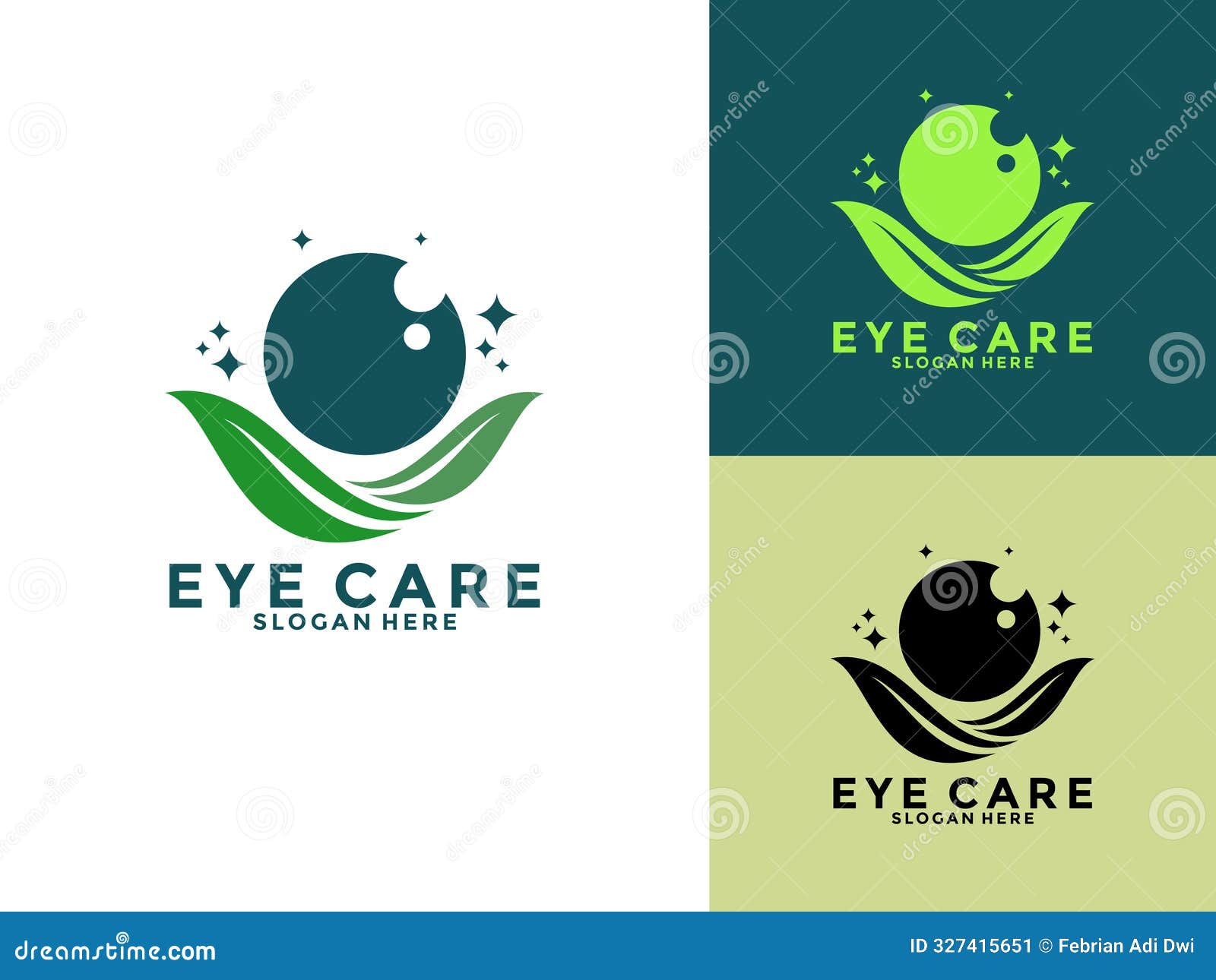 Creative Care Eye Concept Logo Design Template, Modern Eye Vision Logo ...