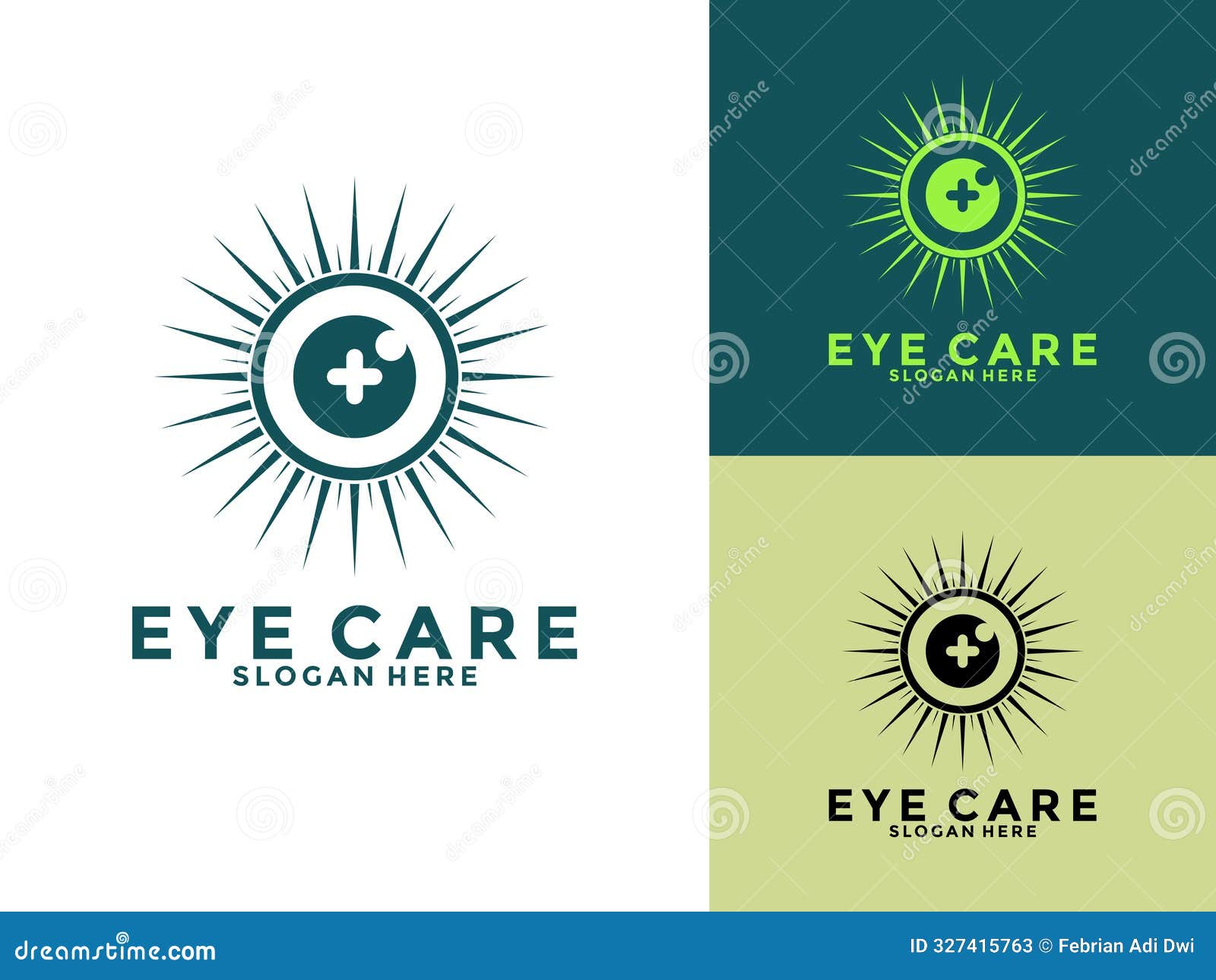 Creative Care Eye Concept Logo Design Template, Modern Eye Vision Logo ...
