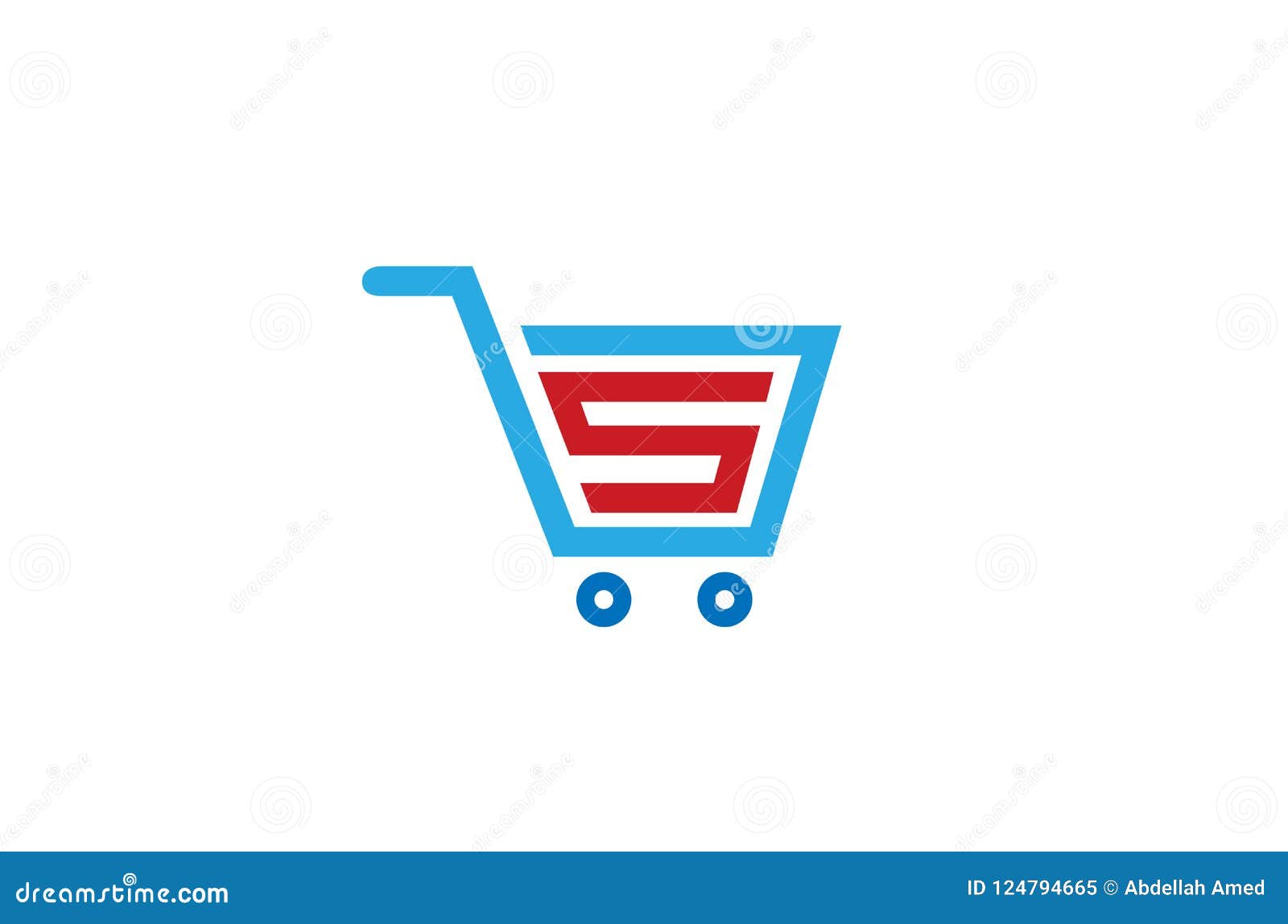 Creative Cart Label Logo Design Illustration Stock Vector ...