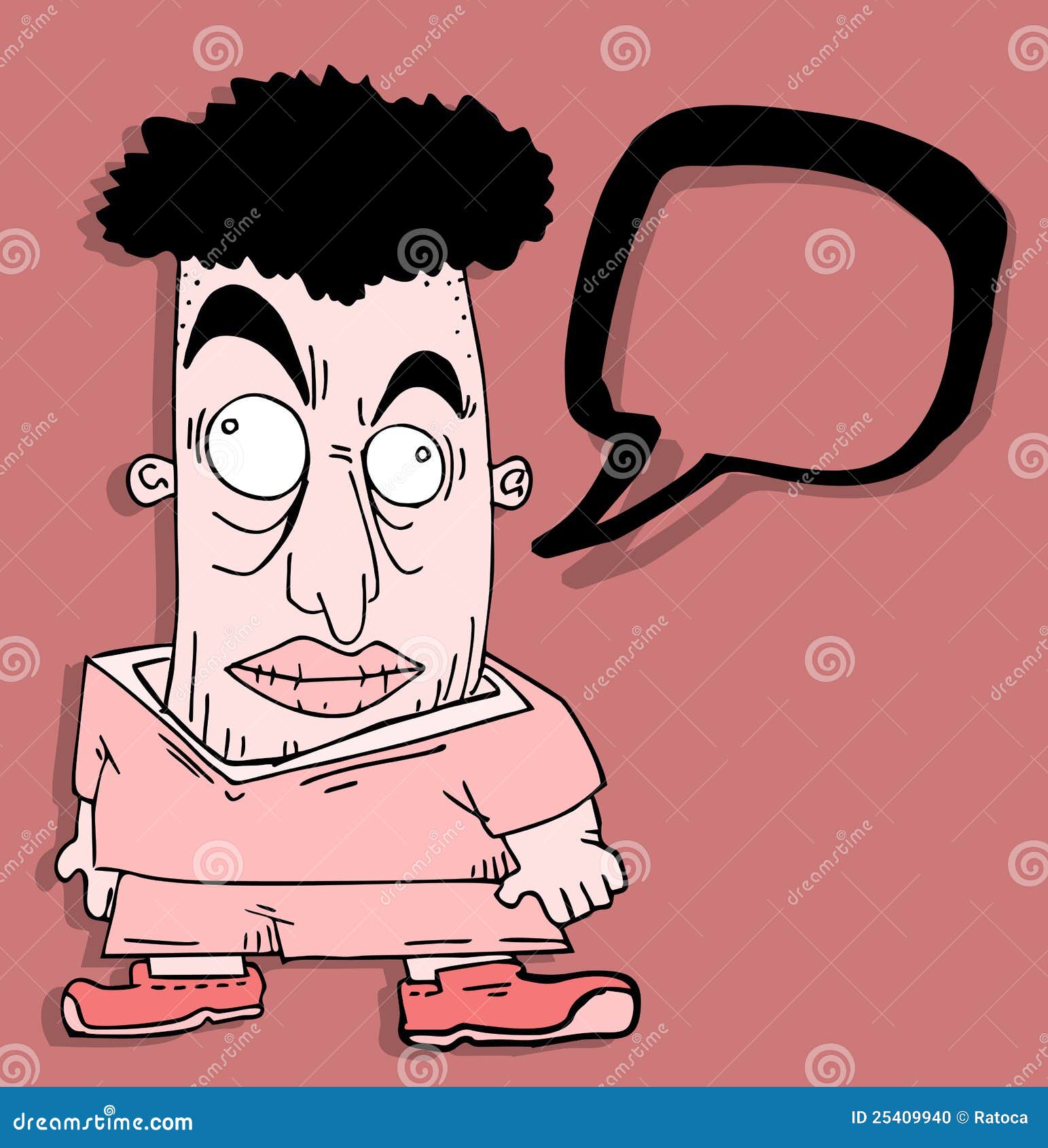 Creative cartoon stock vector. Illustration of character - 25409940