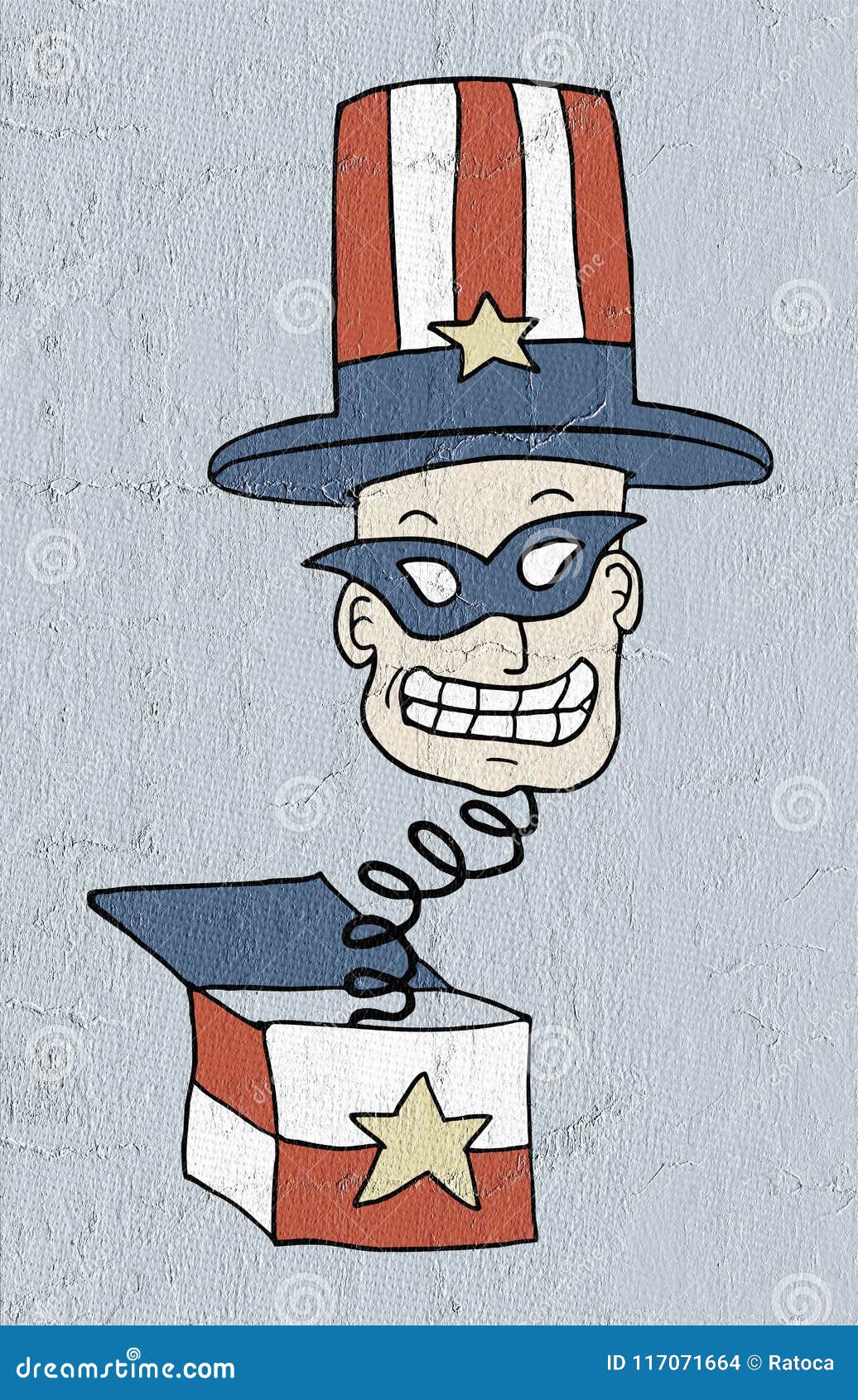 Creative cartoon character stock illustration. Illustration of american ...