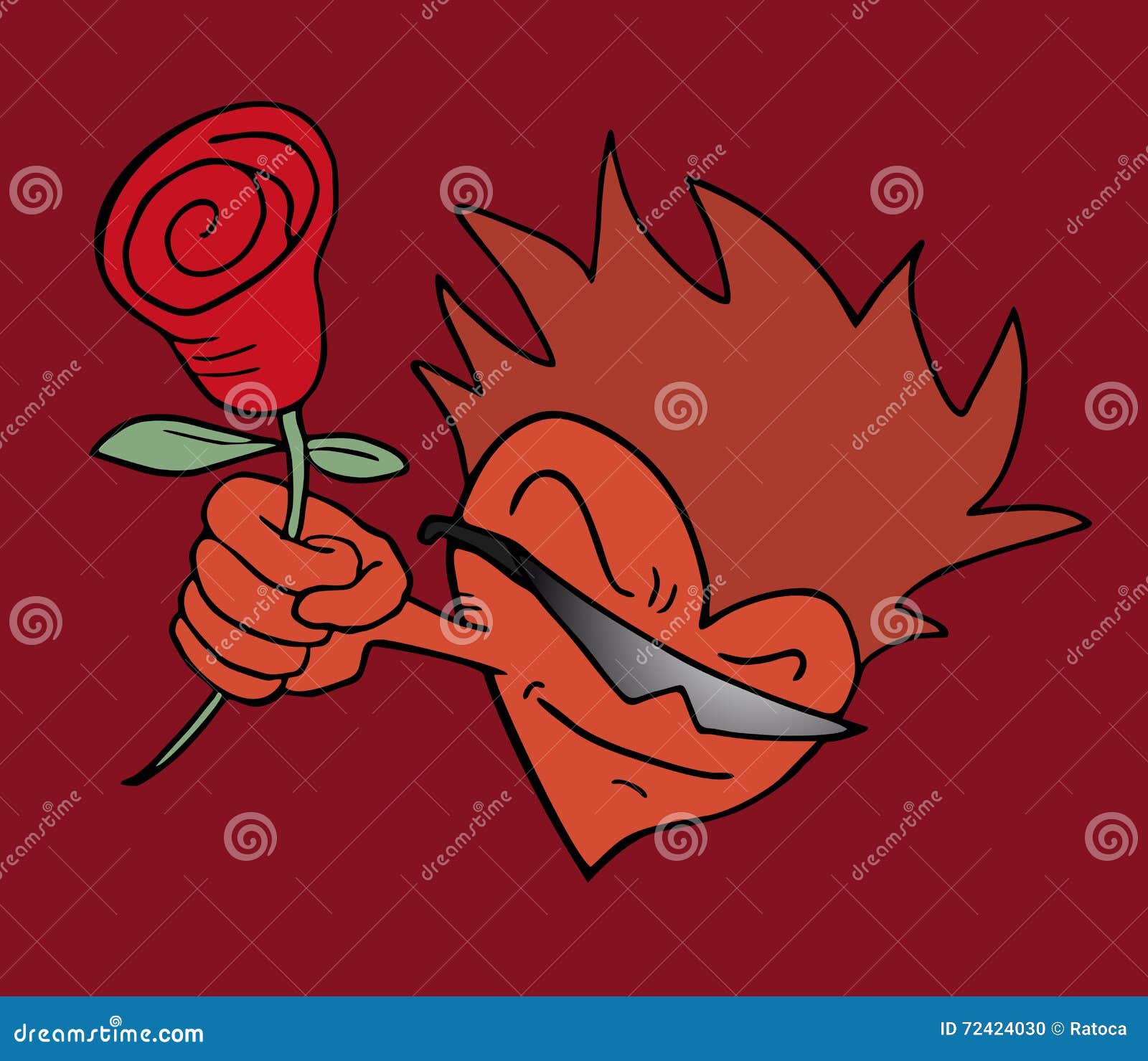 Creative cartoon character stock vector. Illustration of expressive ...