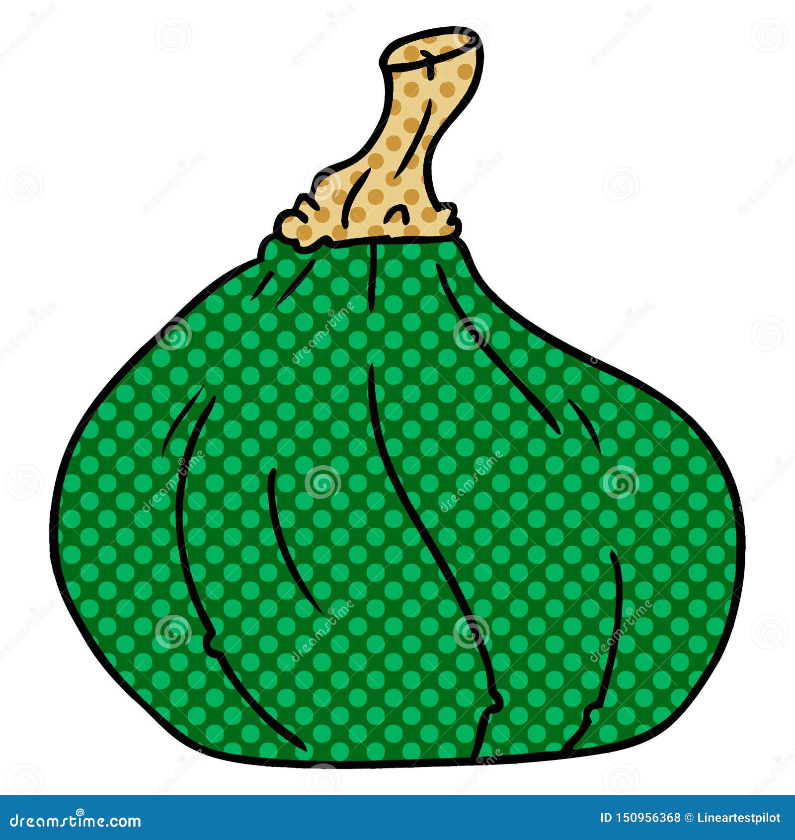 A Creative Cartoon Doodle of a Squash Stock Vector - Illustration of ...