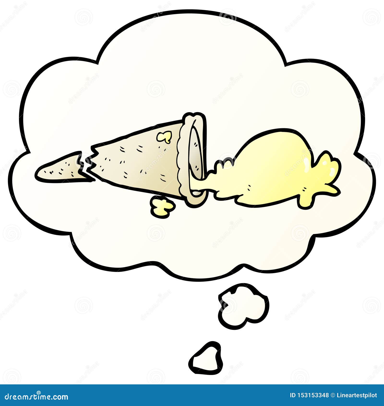 Boy Dropped Ice Cream. Cry Baby. Crying Kid With Dropped Icecream ...