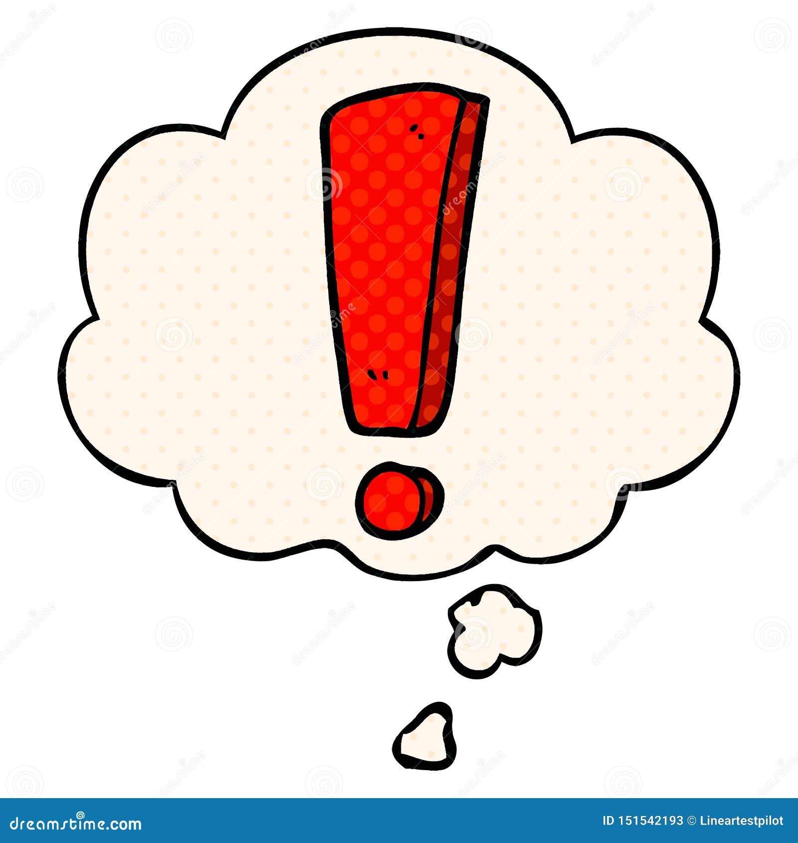 Cartoon Exclamation Mark With Square Frame | CartoonDealer.com #157374050