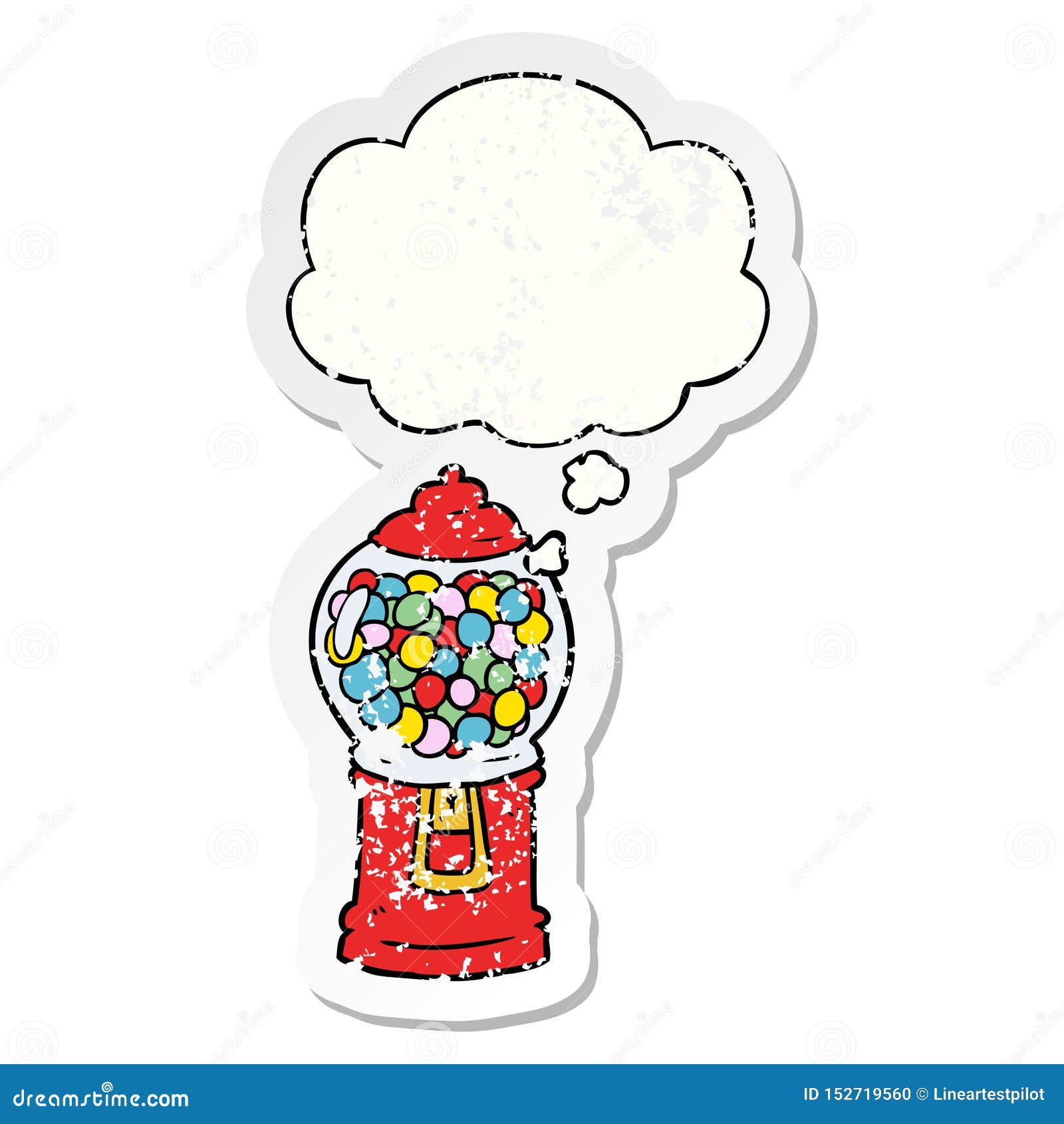 Cartoon Gumball Machine. Vector | CartoonDealer.com #97212174