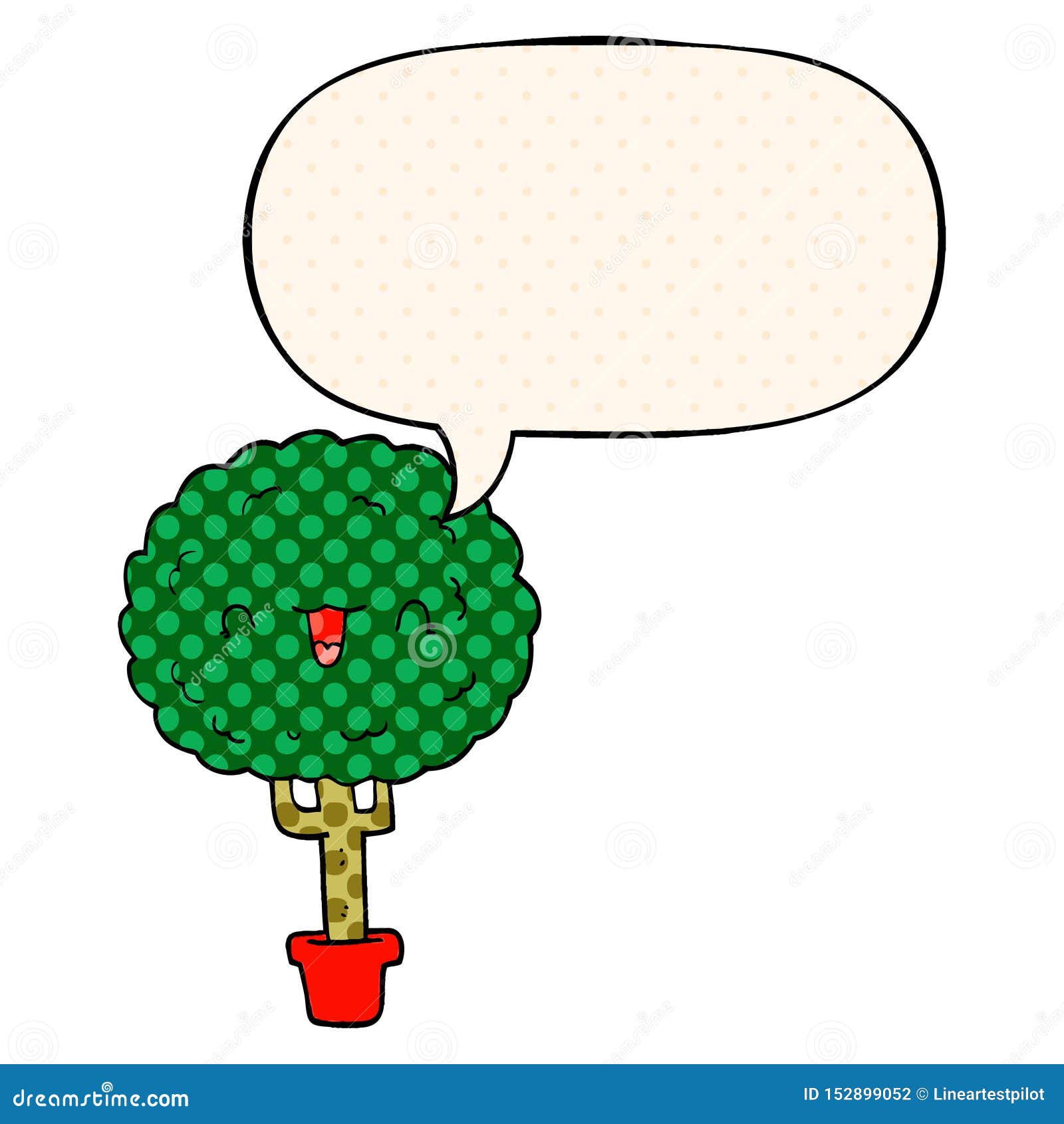 Trees Comic Book Style