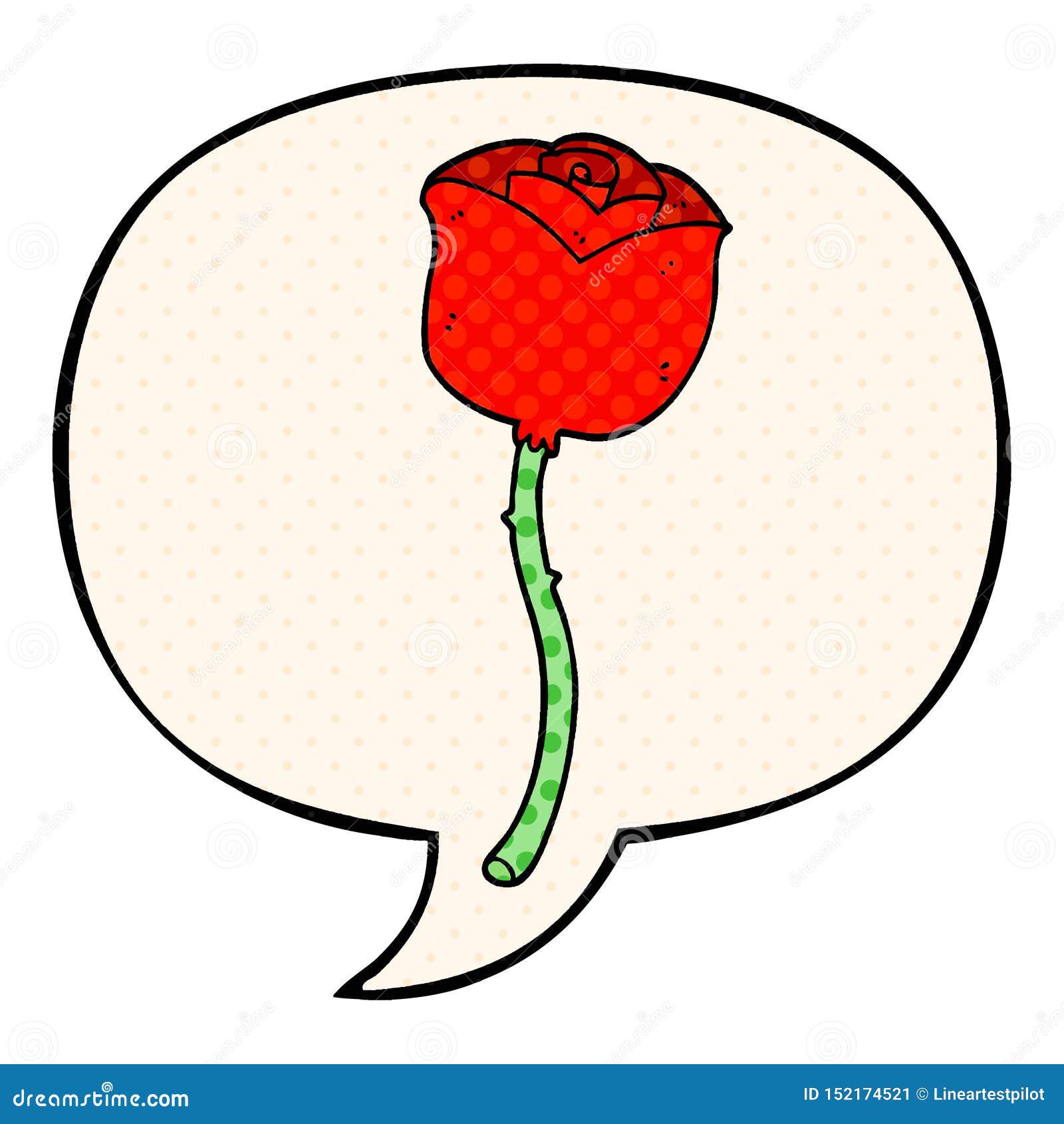 Rose Comic Cartoon Stock Photo | CartoonDealer.com #52955214