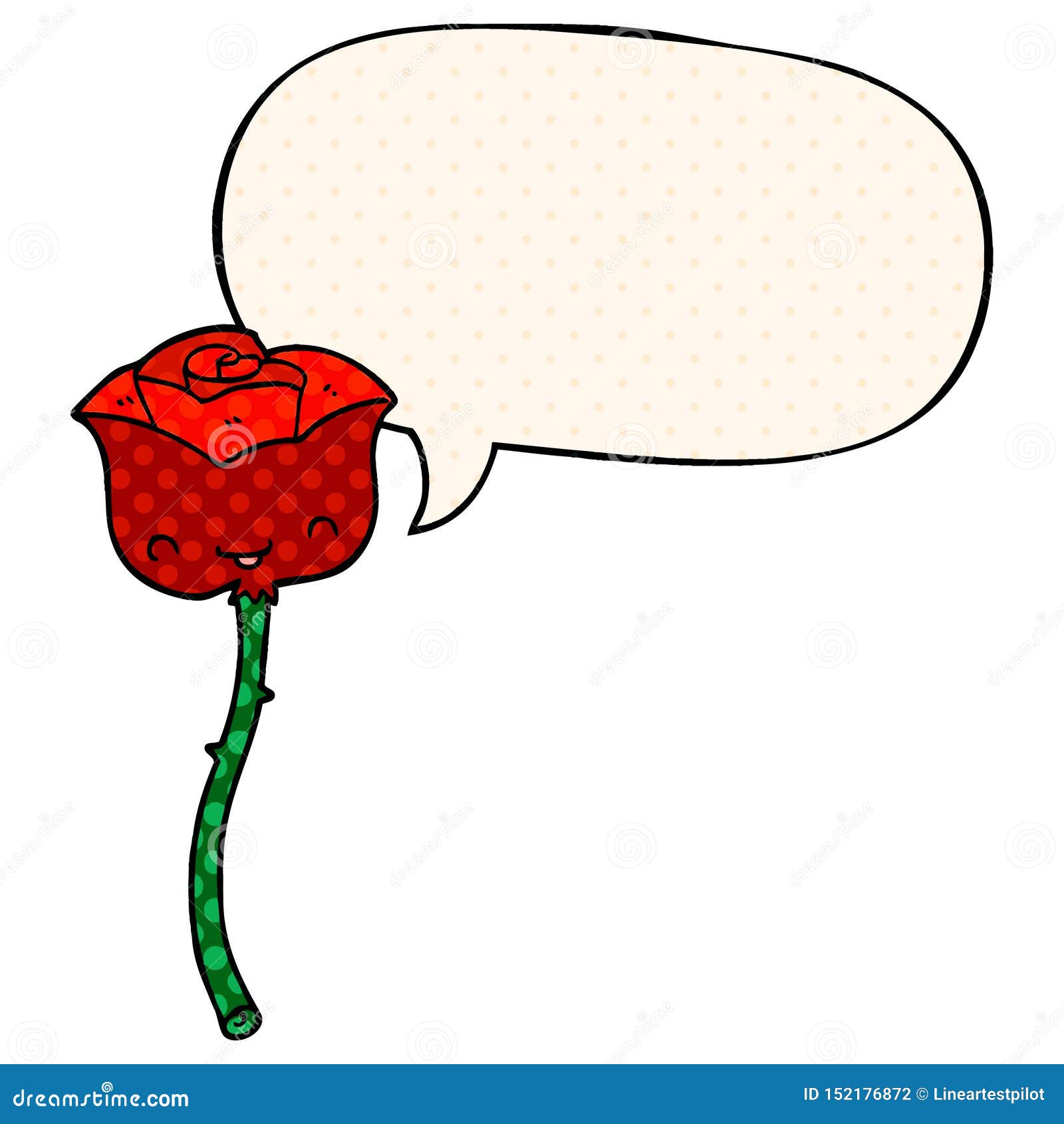 Rose Comic Cartoon Stock Photo | CartoonDealer.com #52955214