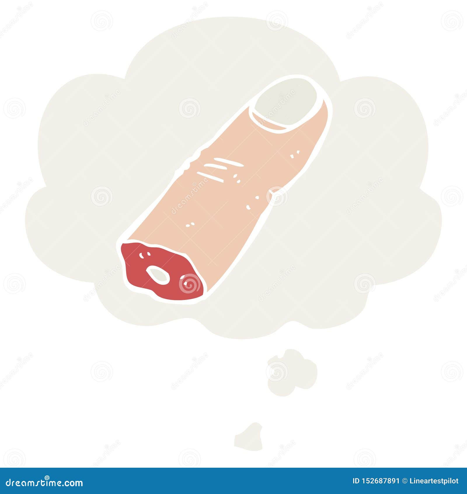 Severed Finger Cartoon Vector Illustration | CartoonDealer.com #38060110
