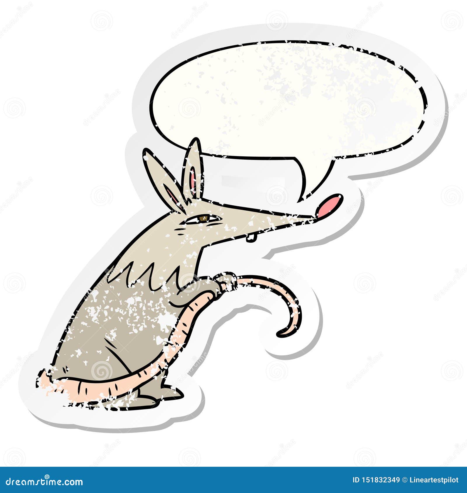 Cartoon Sneaky Man Hiding Behind The Wall, Vector Illustration ...