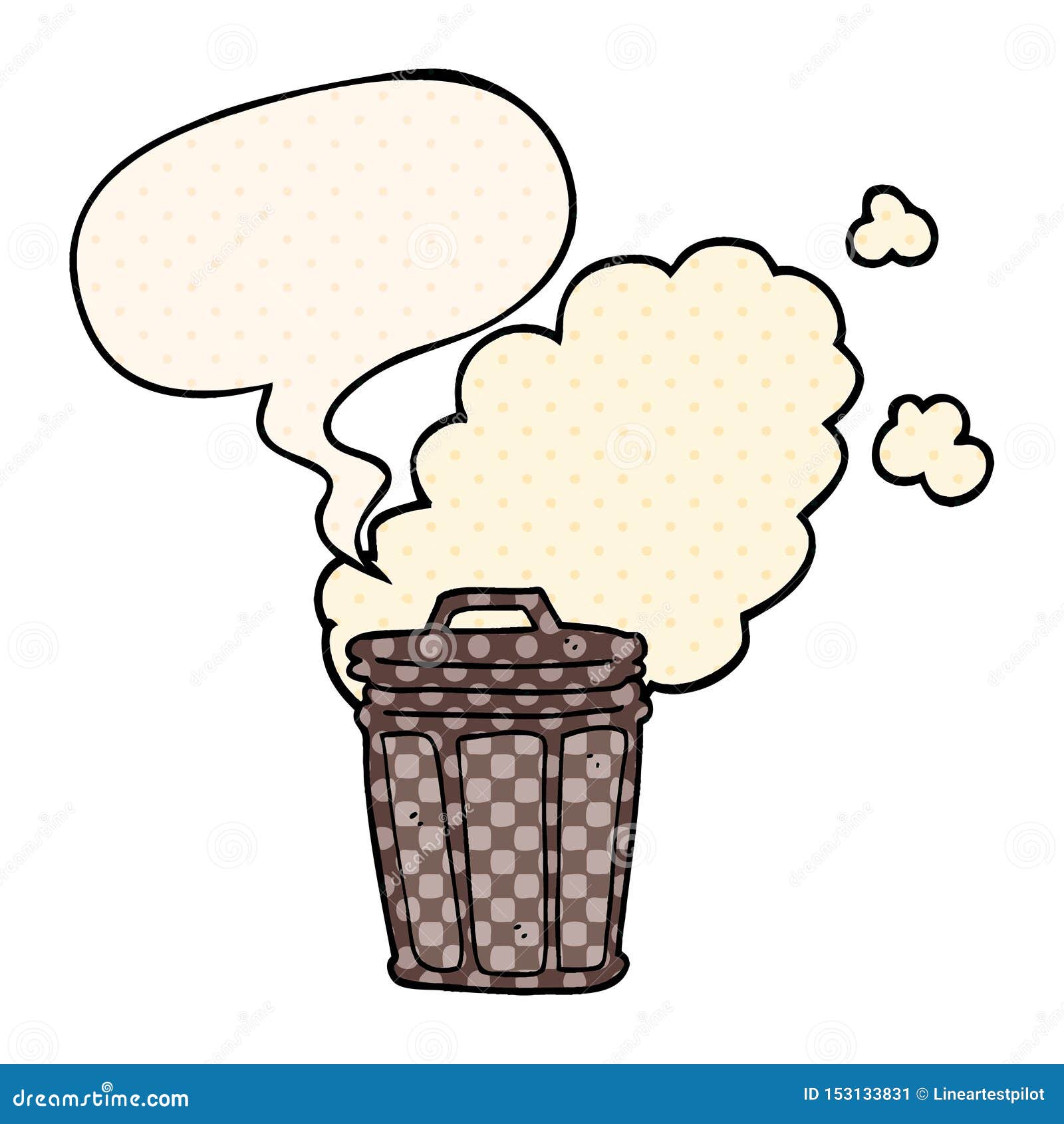 Cartoon Stinky Smell Bubbles, Water Vapor And Stench Aroma Streams ...