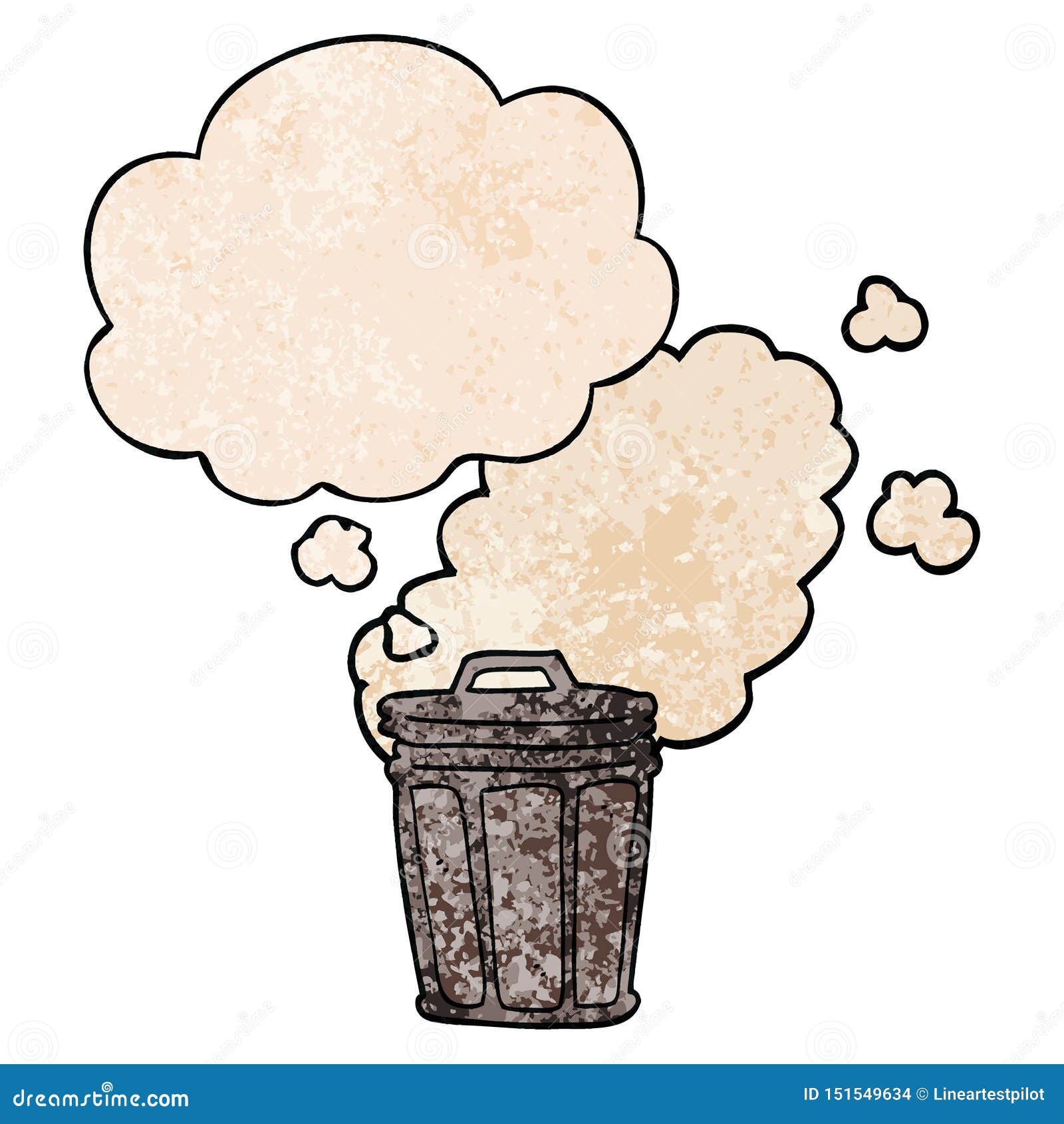 Cartoon Stinky Smell Bubbles, Water Vapor And Stench Aroma Streams ...