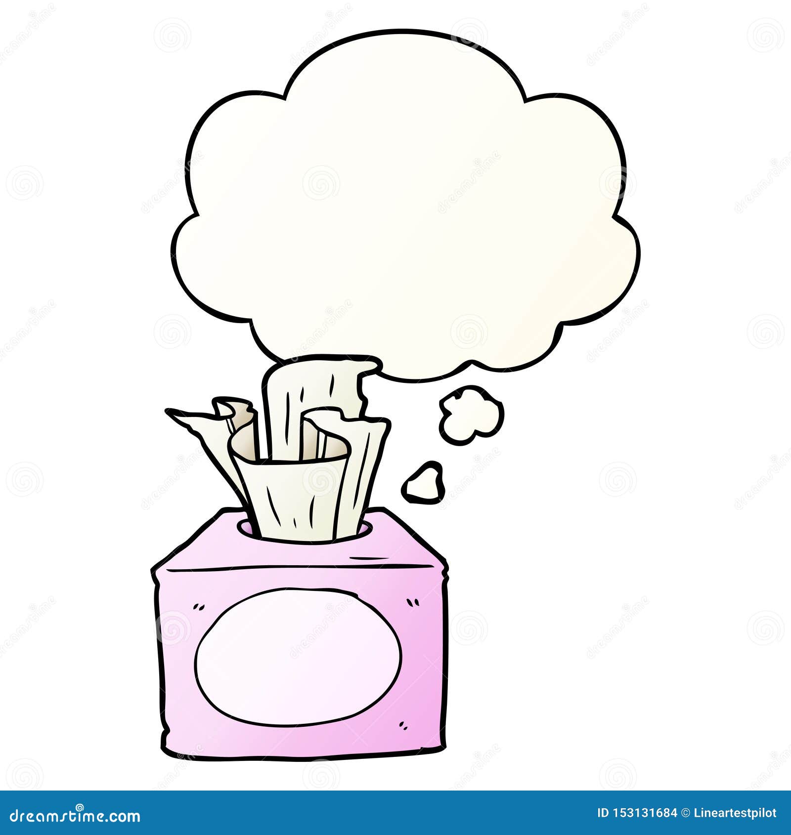 Cartoon Red Box Of Tissues Stock Illustration | CartoonDealer.com ...