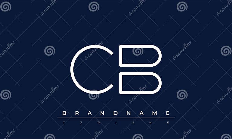 Creative CB Letter Initial Logo Vector Image Stock Vector ...