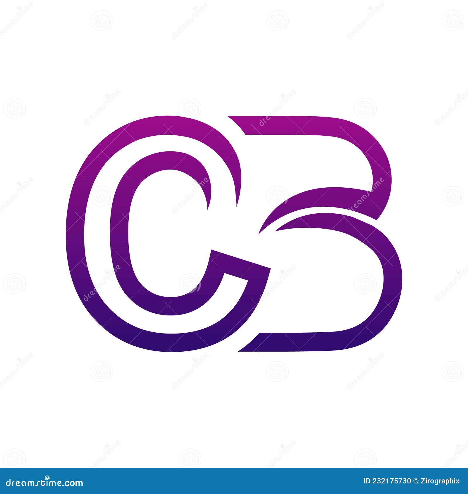 Creative CB Logo Icon Design Stock Vector - Illustration of vector ...