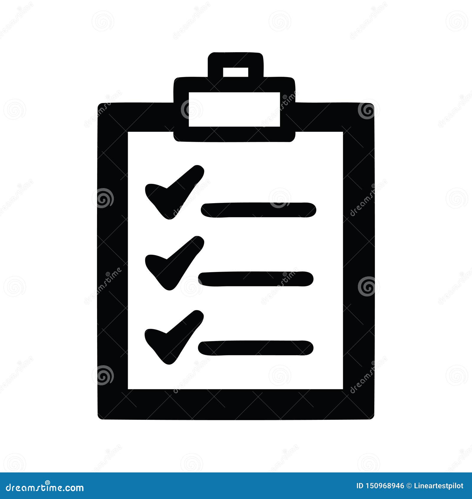 A creative check list icon stock vector. Illustration of graphic ...