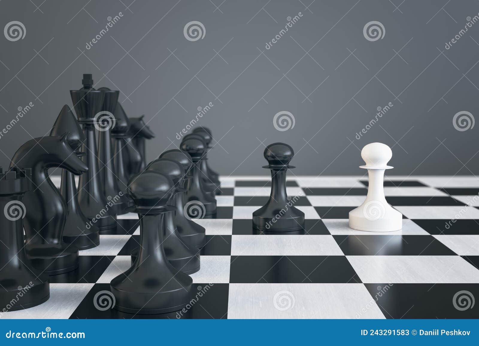 Creative Chess Board on Backdrop with Mock Up Place. Match and Battle ...