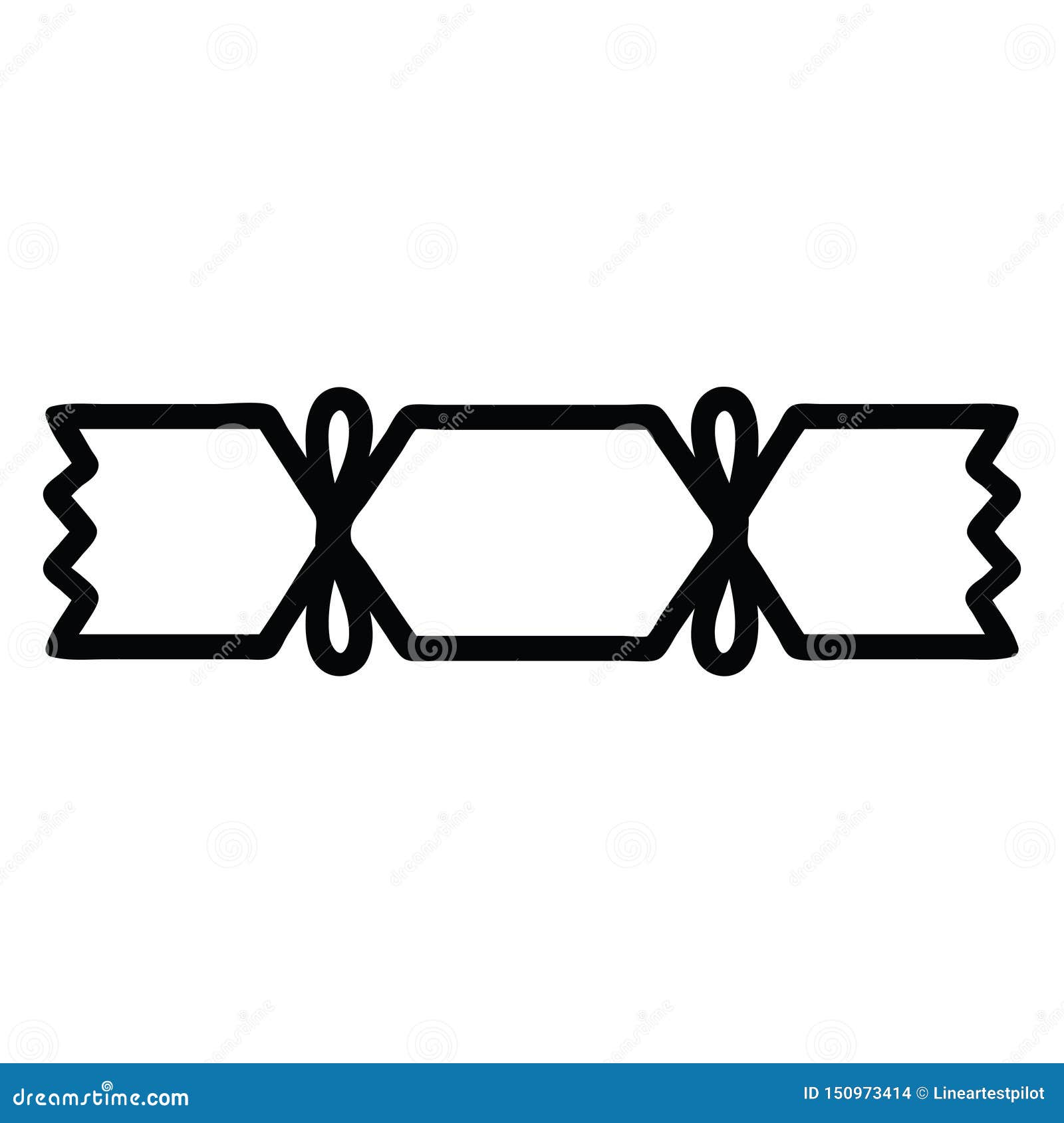A Creative Christmas Cracker Icon Stock Vector - Illustration of vector ...