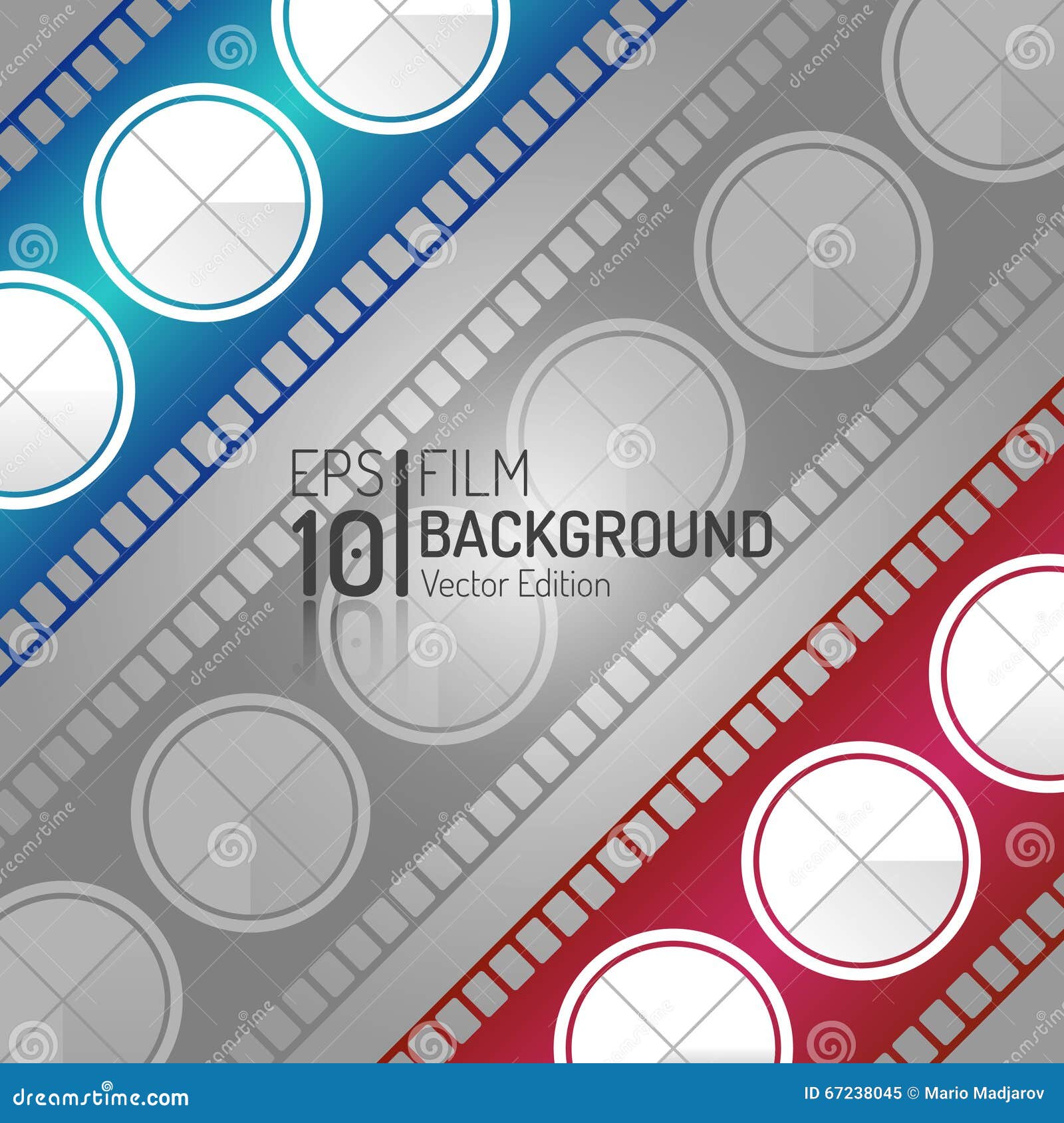 Creative Cinema Background Design. Vector Elements. Minimal Film ...