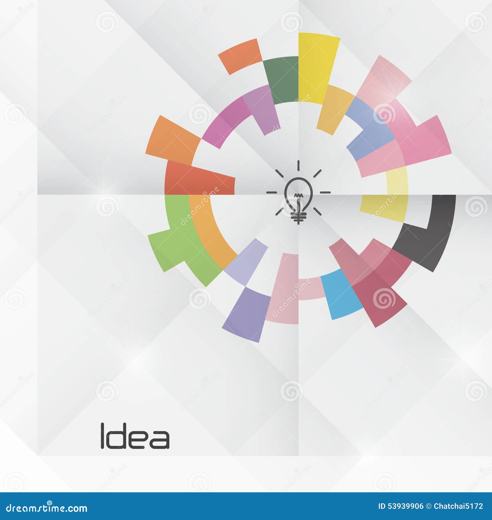 Creative Circle Abstract Vector Logo Design Template. Stock Vector ...