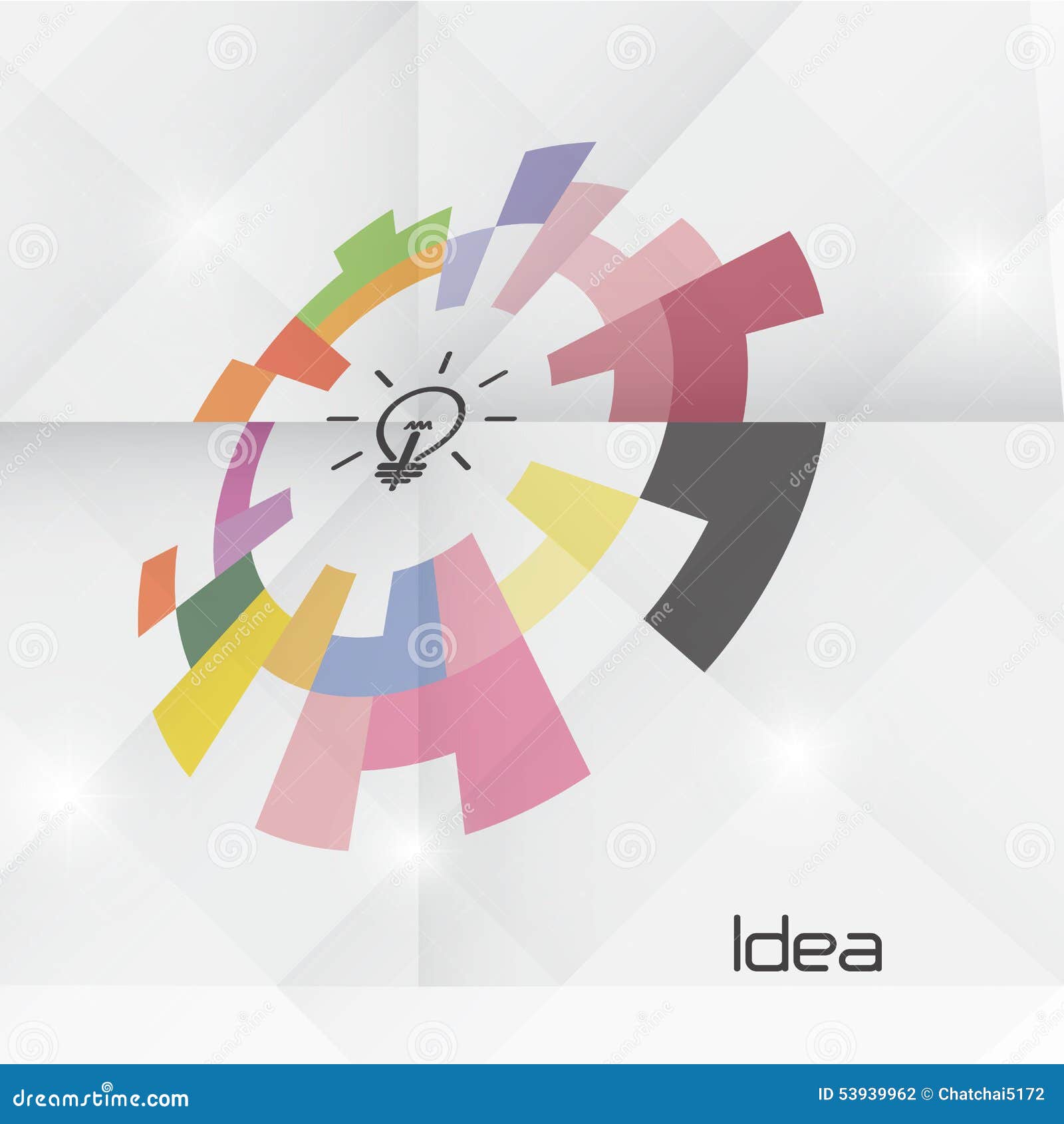 Creative Circle Abstract Vector Logo Design Template. Stock Vector ...